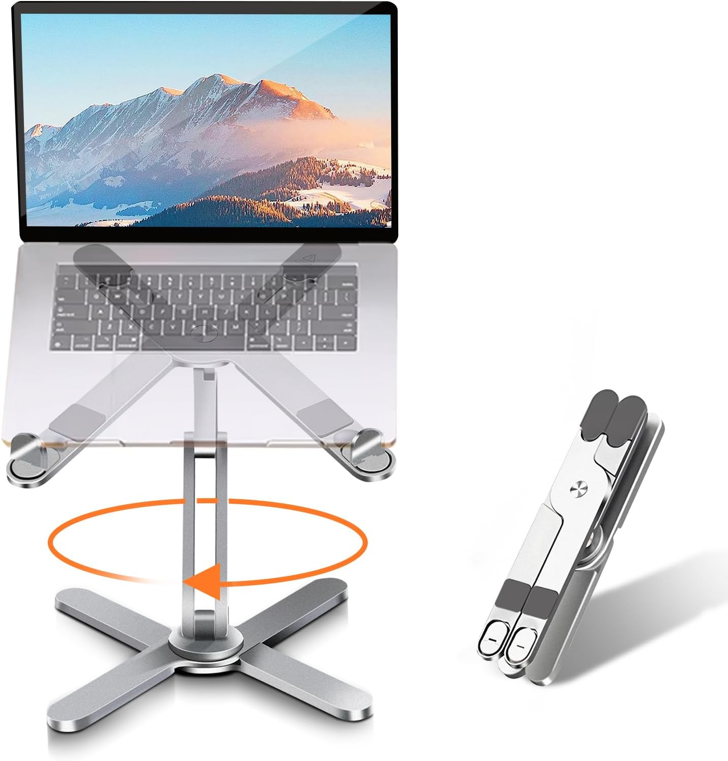 Amazon.com: Griffin Elevator Laptop Stand - Ergonomic Computer Riser ...