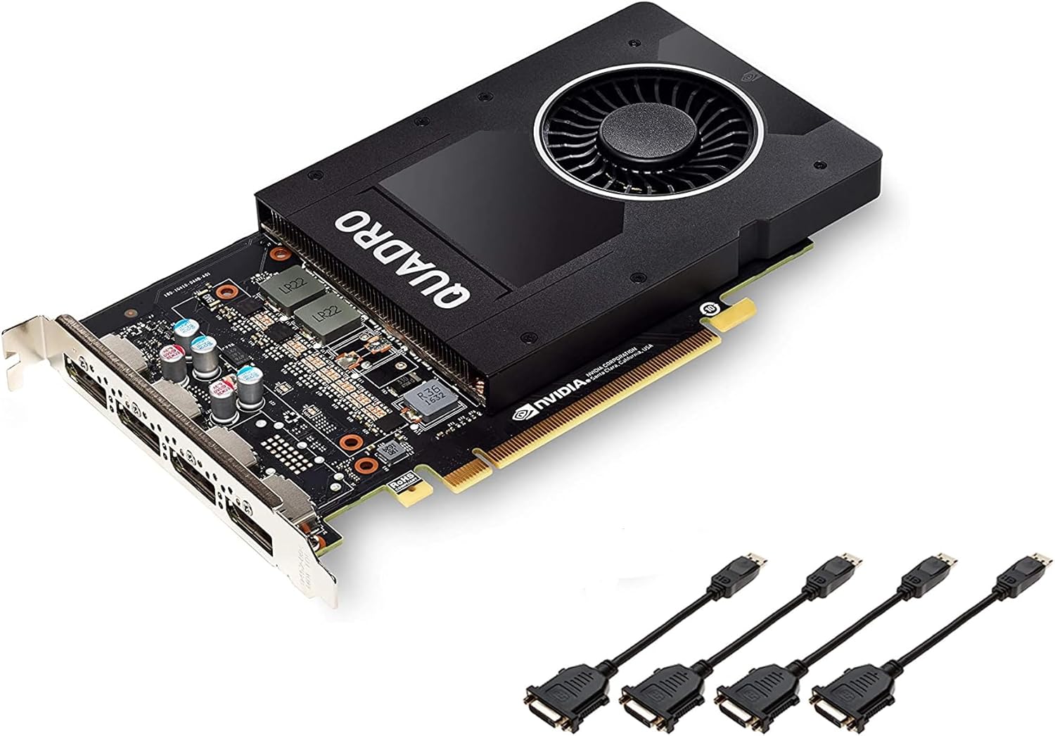 Nvidia Quadro P2000 5GB GDDR5 Single-Slot Graphics Card - 1024 CUDA ...
