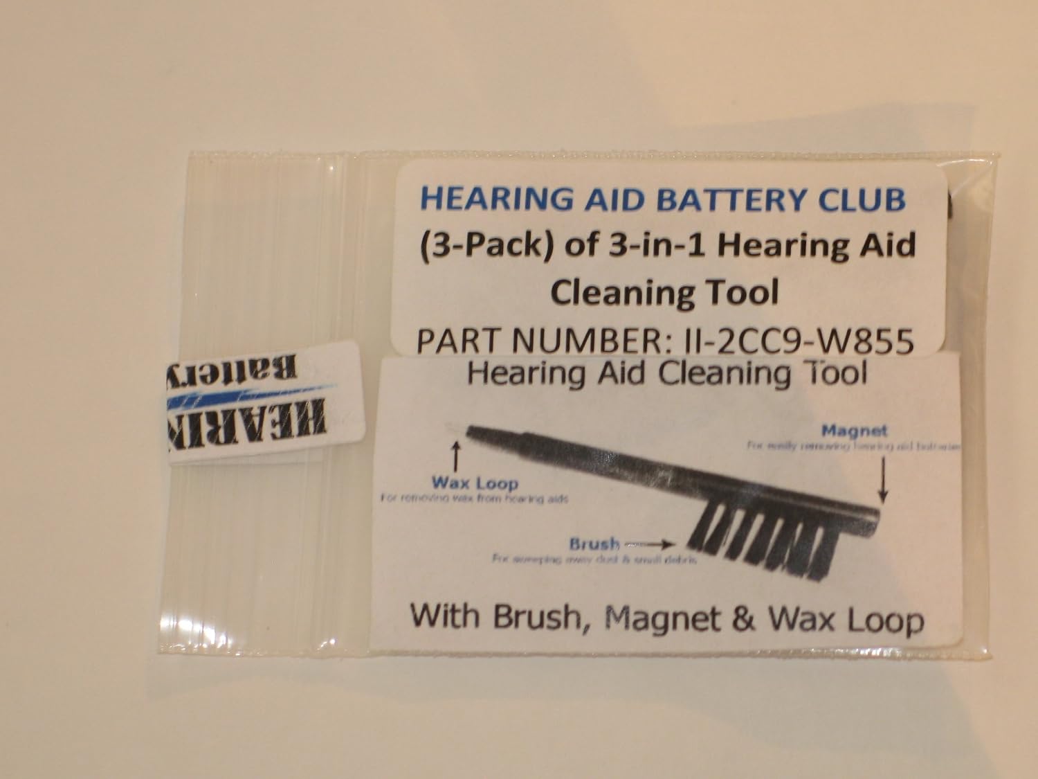 Amazon.com: 3-in-1 Hearing Aid Cleaning Tool - 3 Pack : Health & Household