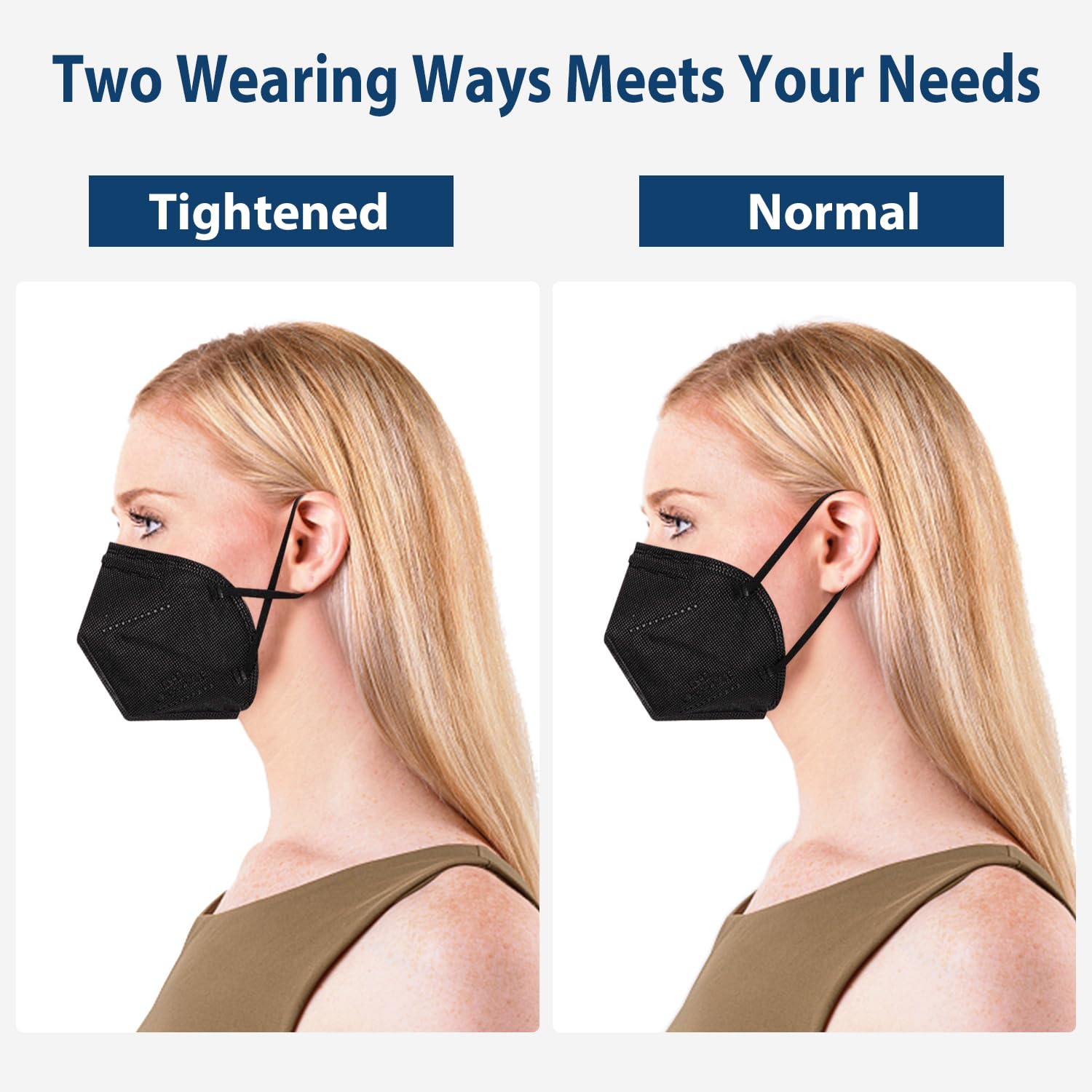 Snapklik.com : KN95 Face Masks For Adults 100 Pcs, Individually Wrapped ...