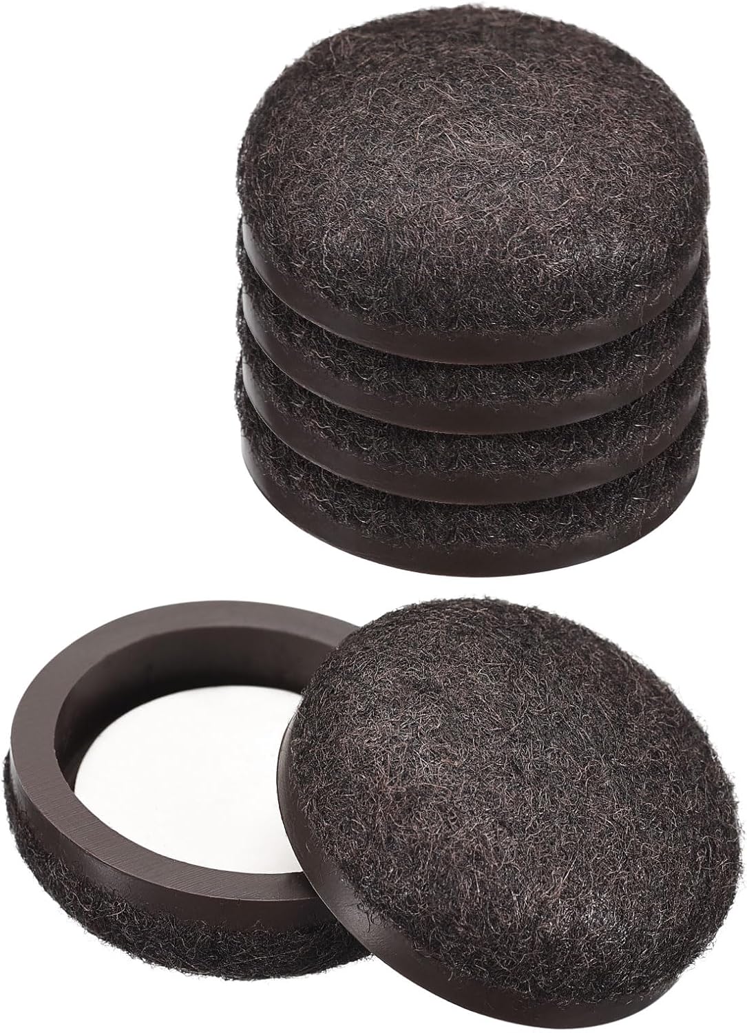 Amazon.com: uxcell Furniture Sliders, 20Pcs 1" - Formed Felt Round ...