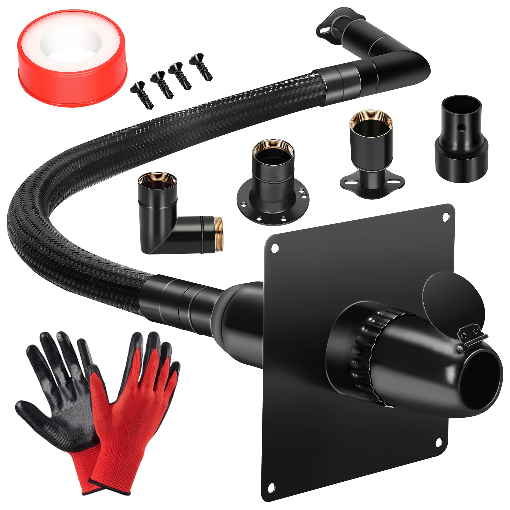 Snapklik.com : 2025 Upgrade Generator Exhaust Extension Silencer Kit