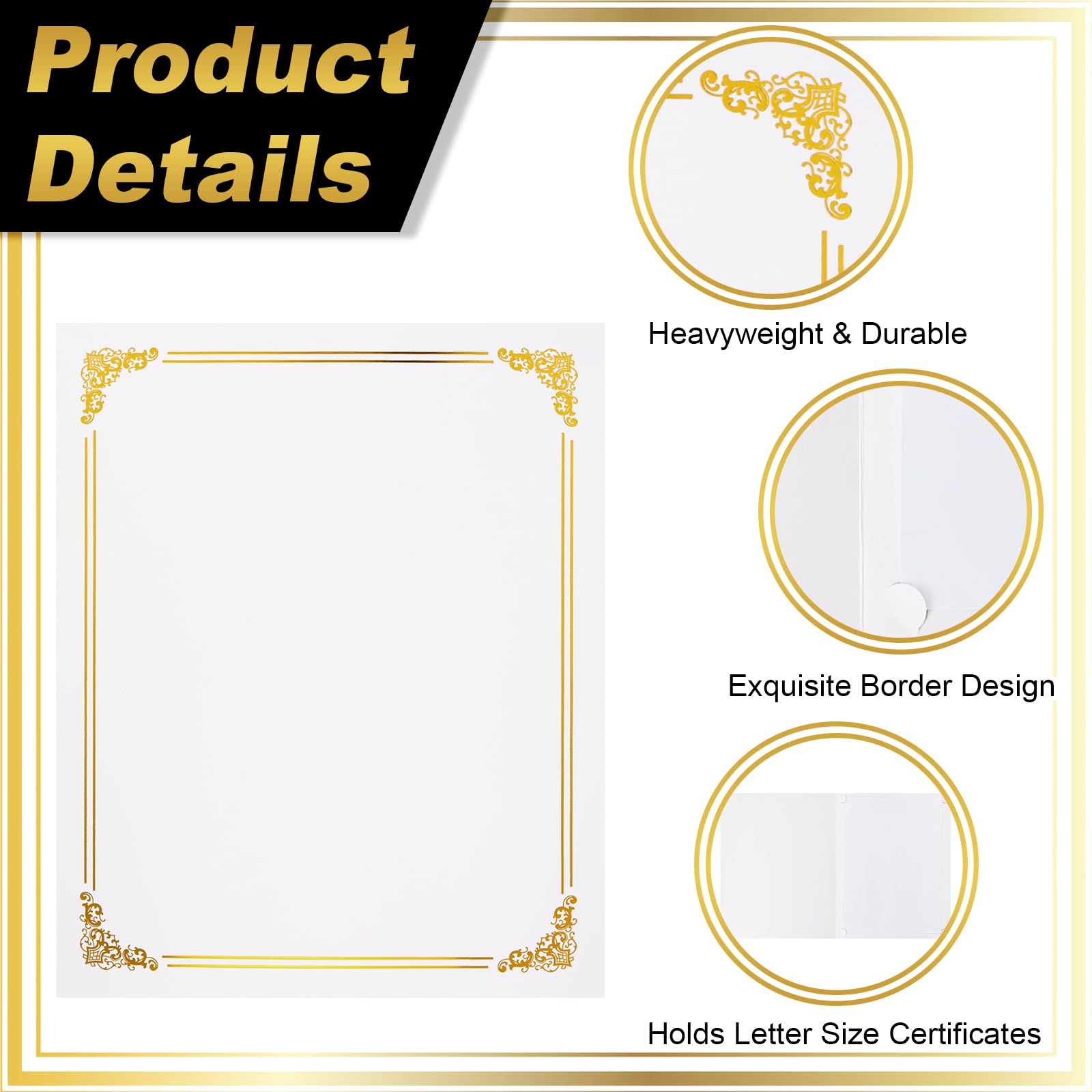 Snapklik.com : Fainne 120 Packs Certificate Holders Bulk, Diploma ...