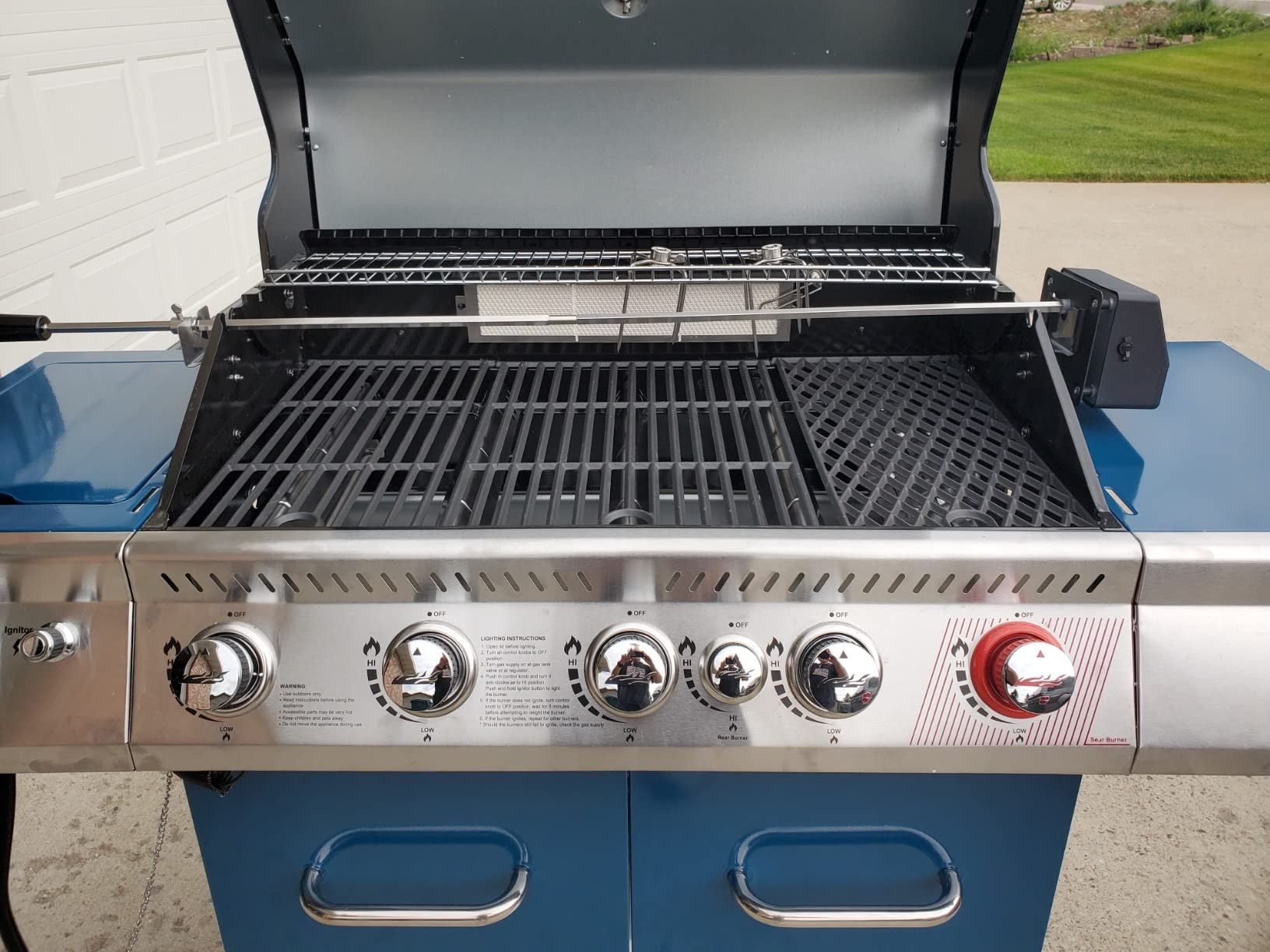 $15/mo - Finance Royal Gourmet GA5403B 5 Burner Propane Gas Grill with ...