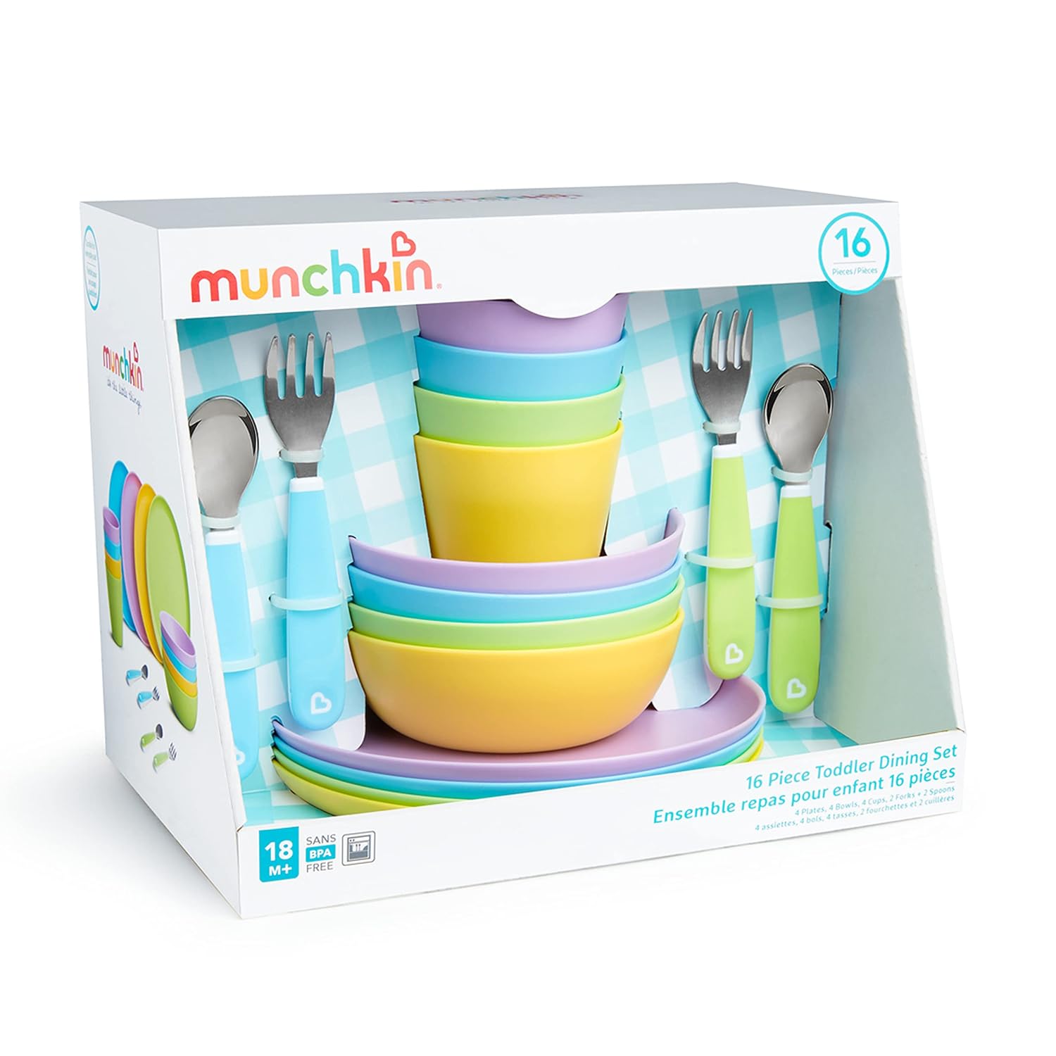 Amazon.com: Munchkin® 16pc Baby and Toddler Feeding Supplies Set ...
