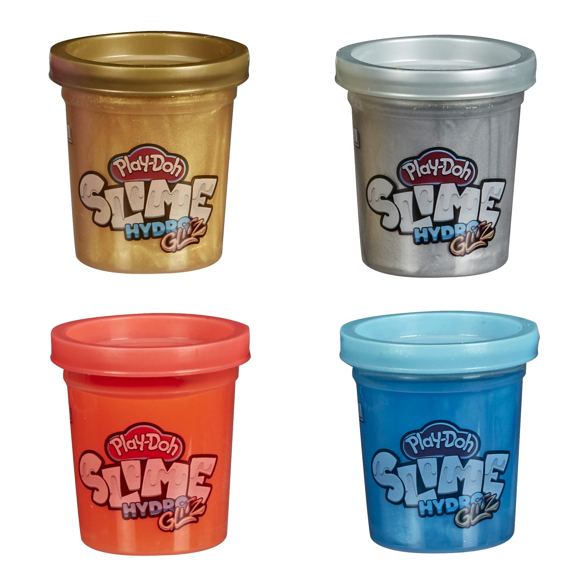 Buy Play-Doh Slime: Super Stretch, and HydroGlitz 12 Color Variety Pack ...