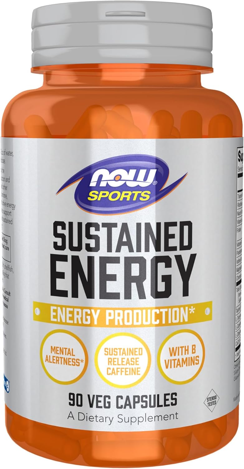 Amazon.com: NOW Sports, Sustained Energy Energy Production* Mental ...
