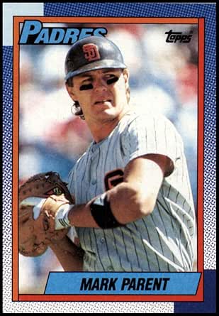 Amazon.com: 1990 Topps Baseball #749 Mark Parent San Diego Padres UER ...
