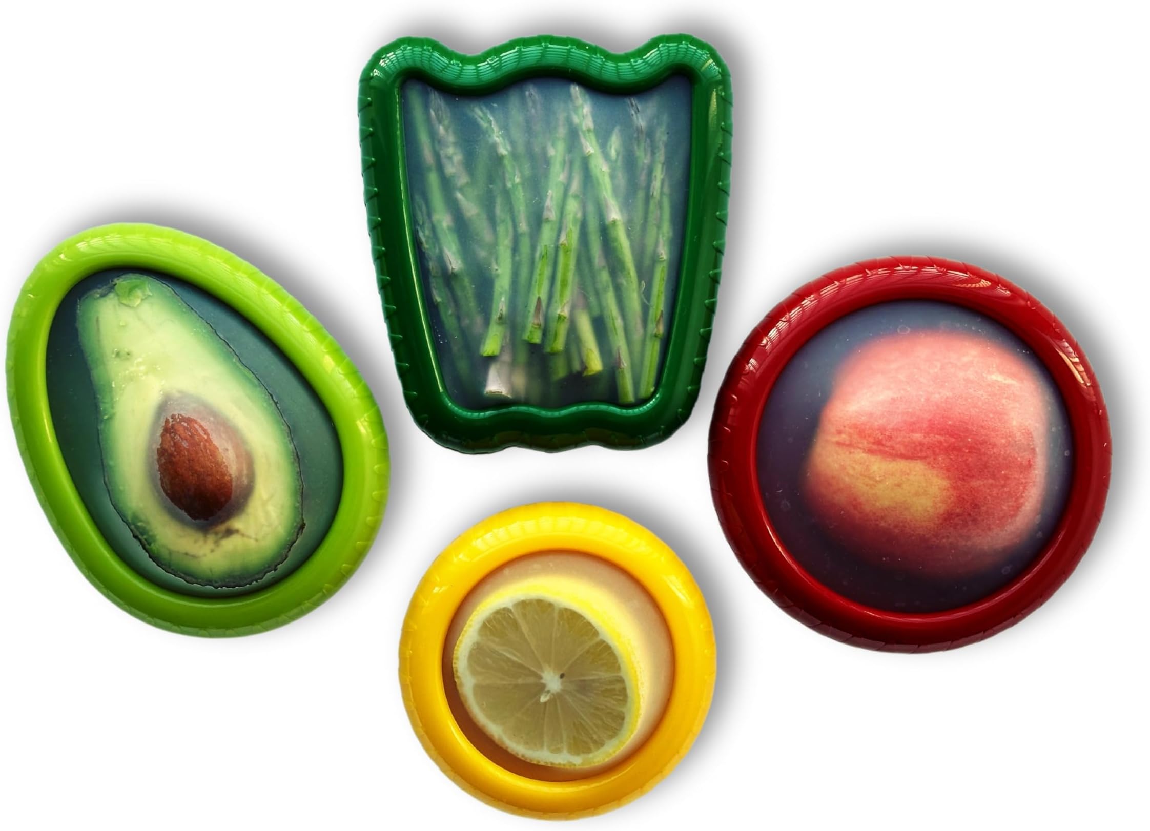 Amazon.com: 4 Pieces Set Avocado Saver, Onion Silicone Storage, Half ...