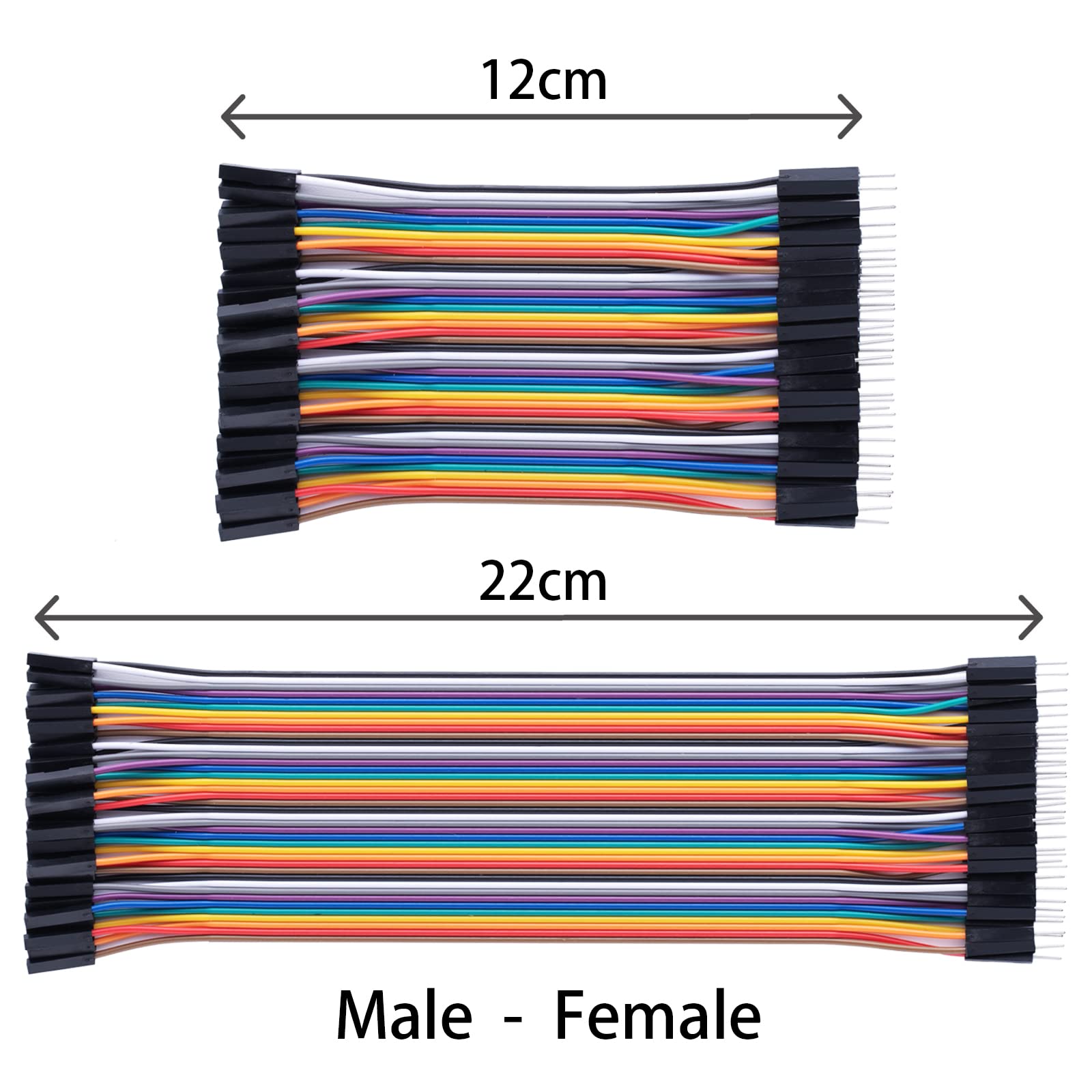 Snapklik.com : 20cm 240pcs Breadboard Jumper Wires Cable Kit Male To ...