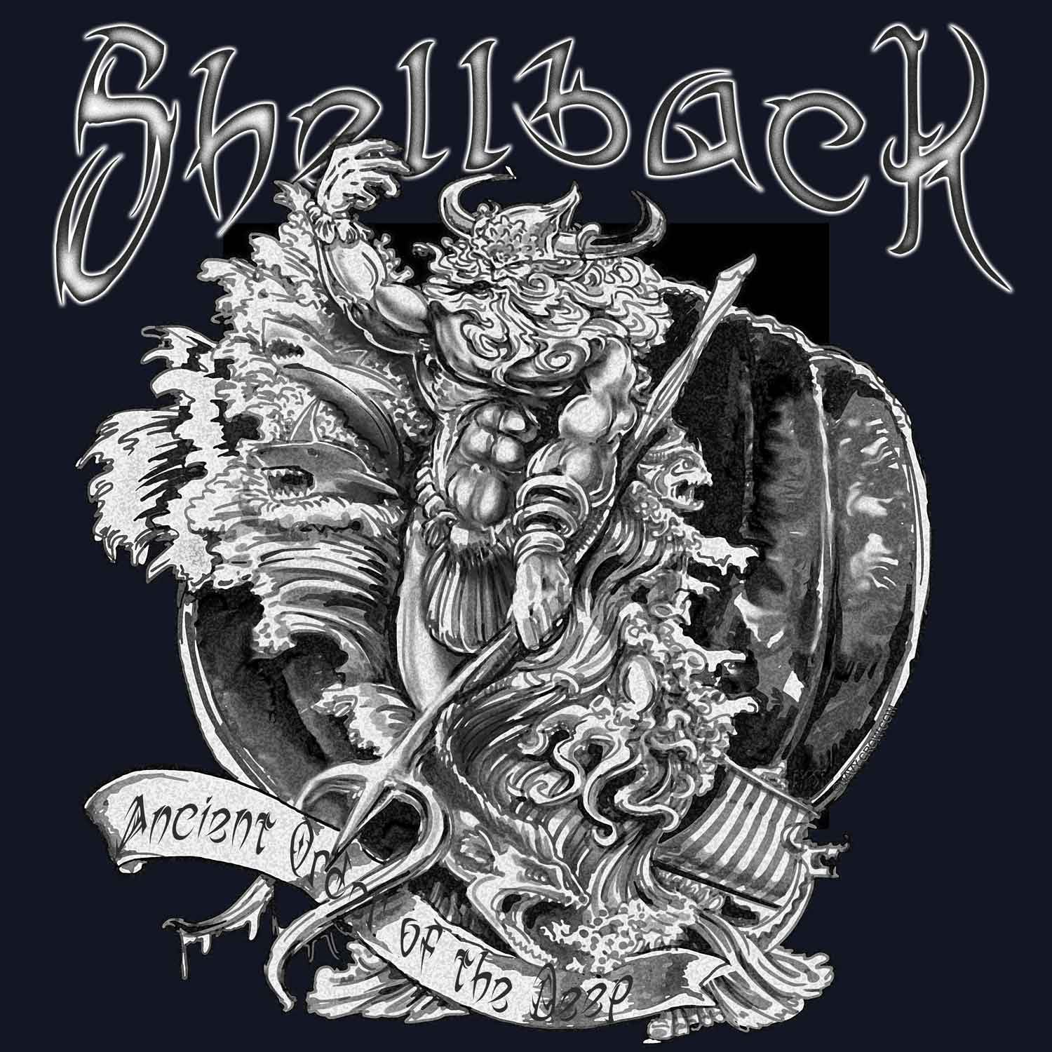 King Neptune Shellback Tattoo