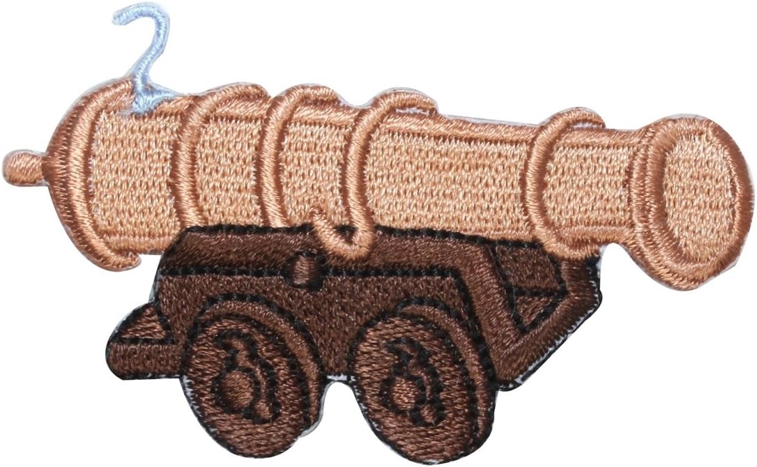 Amazon.com: ID 2710 Pirate Military Cannon Patch Ship Weapon ...