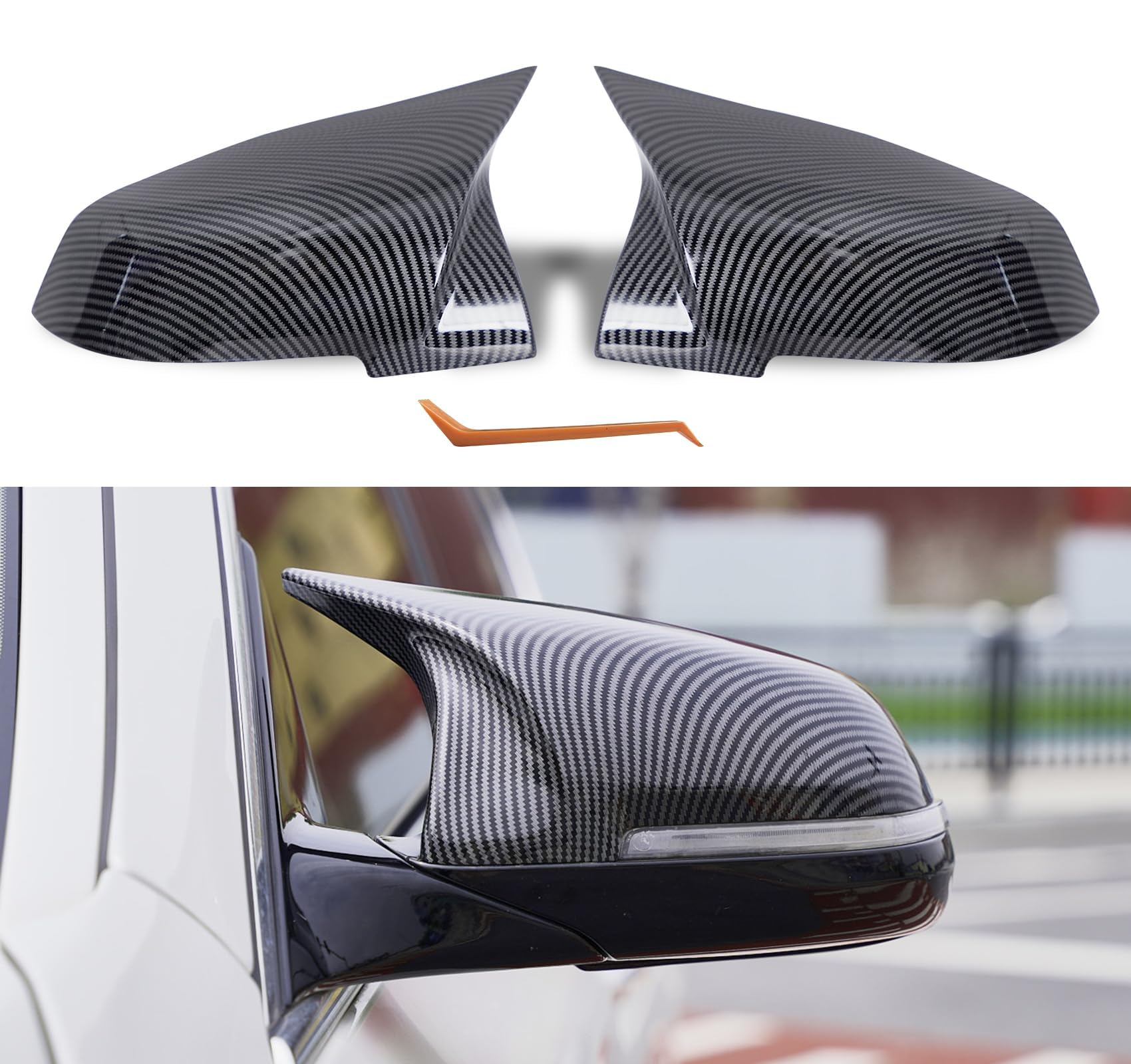 Amazon.com: BDBO Mirror Caps for F10 - Durable Quality Carbon Fiber ...