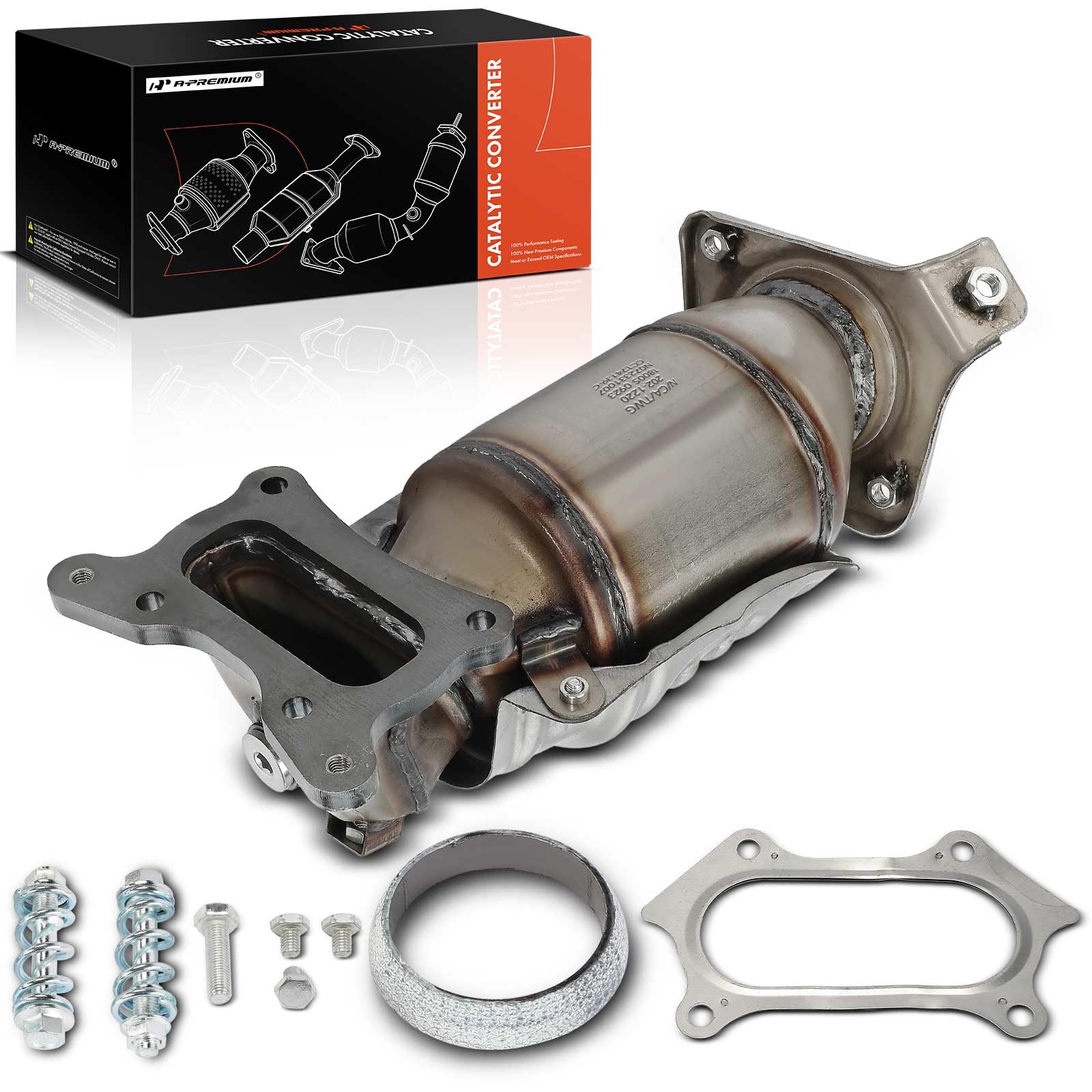 A-Premium Front Catalytic Converter Kit Direct-Fit Compatible with ...