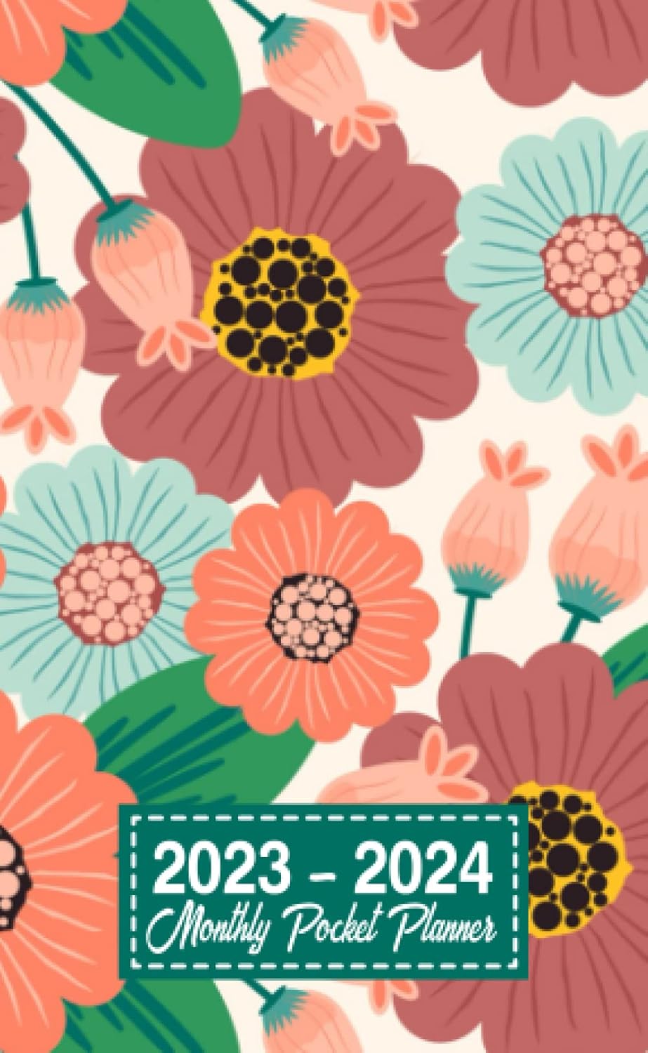 2023-2024 Monthly Pocket Planner: 2 year Pocket Calendar 2023-2024 for ...