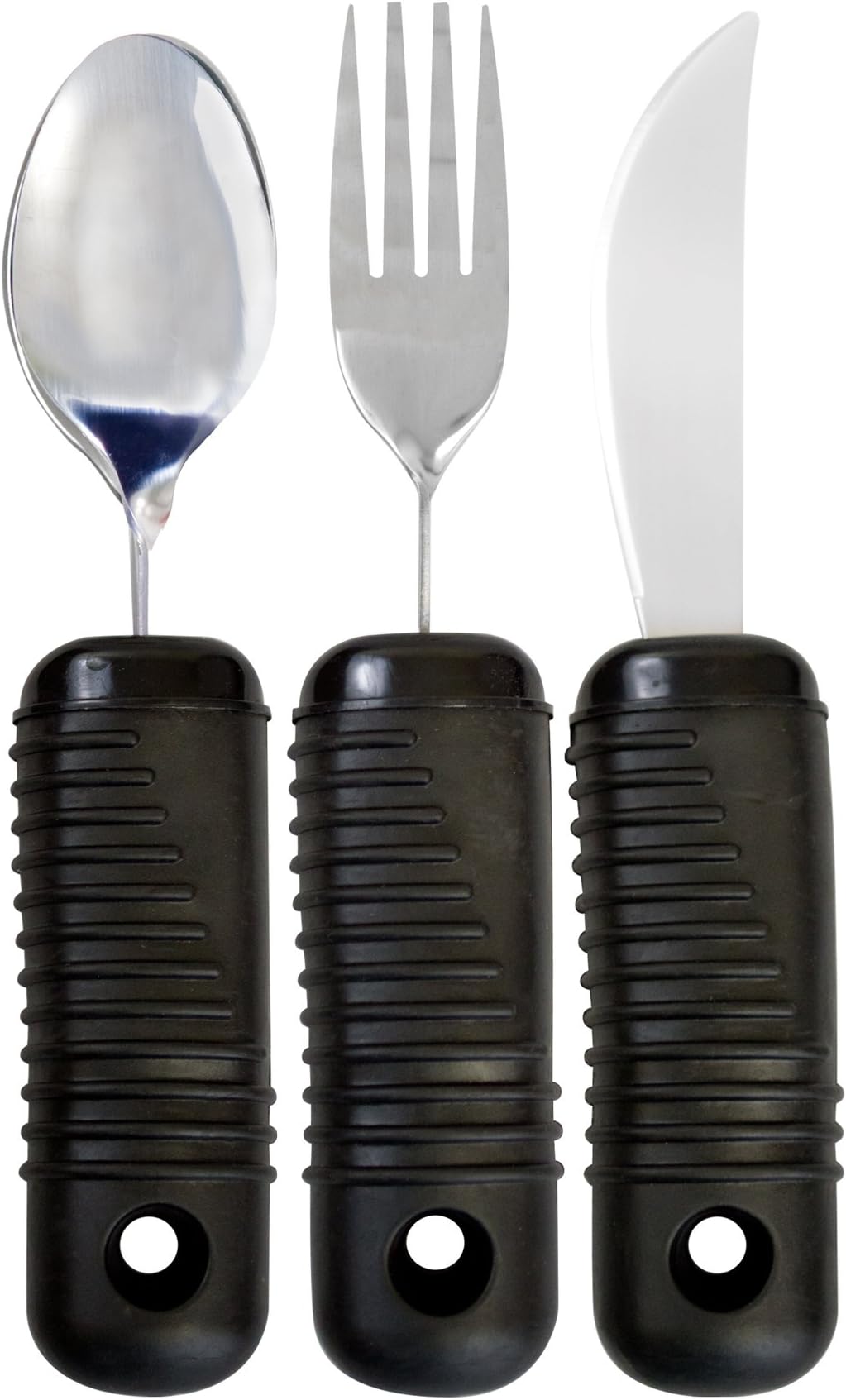 Amazon.com: Essential Medical Supply Adaptive Utensil Set with Built Up ...