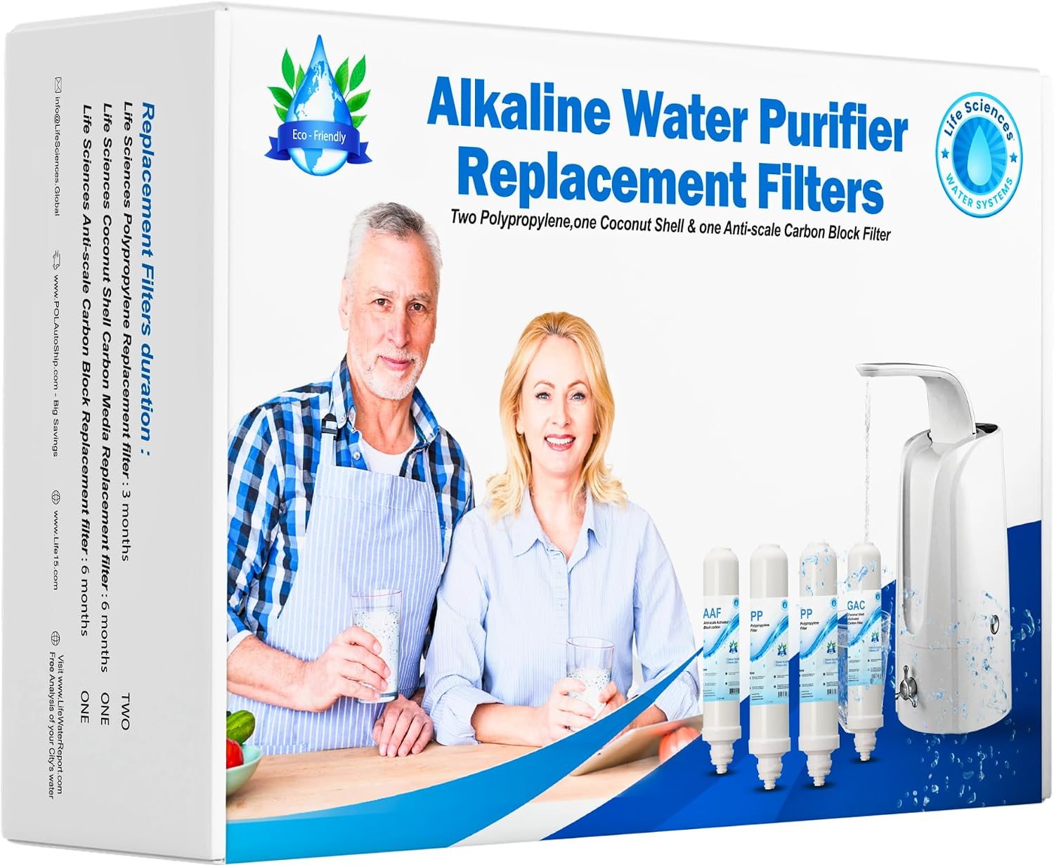 Amazon.com: Life Sciences Counter Top Alkaline Water Purifier ...