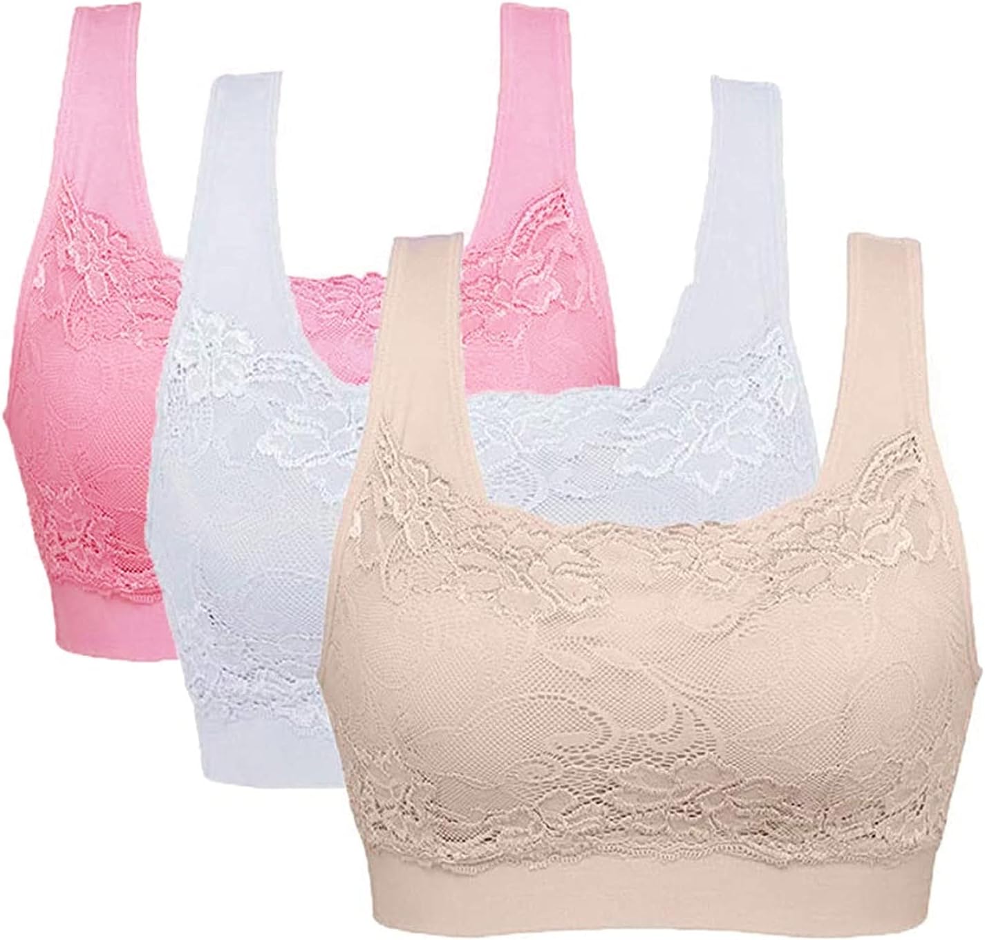 back support bras t-shirt bras for women comfortable wireless bras for ...
