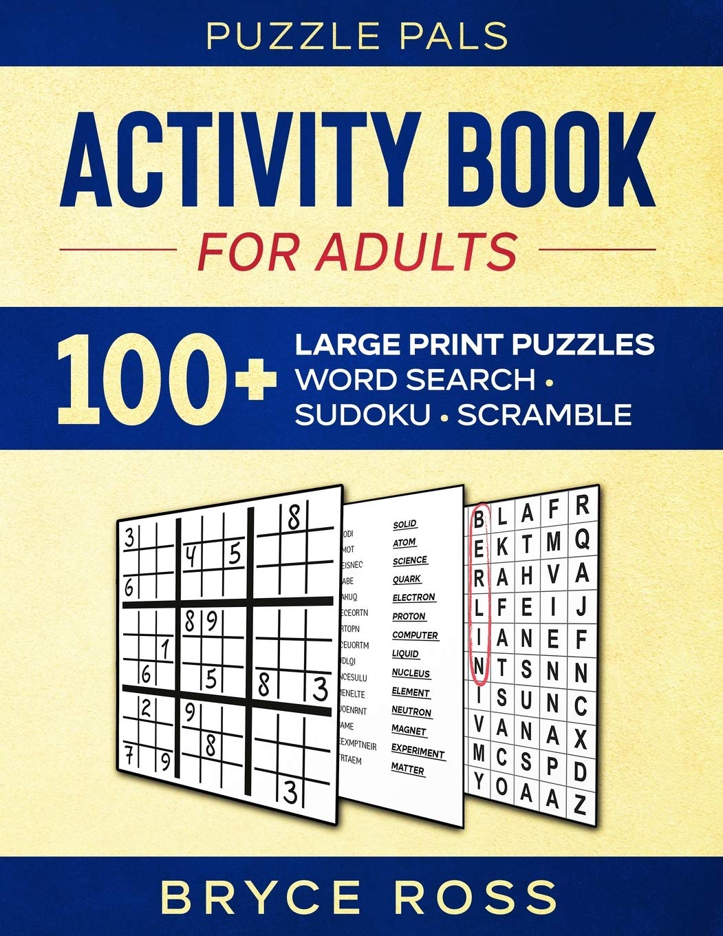 ACTIVITY BOOK FOR ADULTS: 100+ Large Print Puzzles (Activity Books For ...
