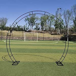 Amazon.com : EMENAR Heavy Duty Metal Wedding Arch Anti-Rust, Moon Gate ...
