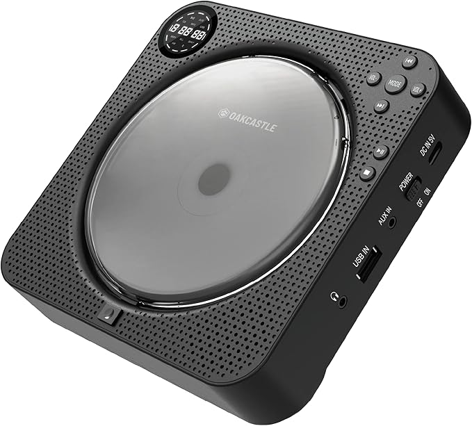 Wall Mountable Portable CD Player with Bluetooth IN and Speakers ...