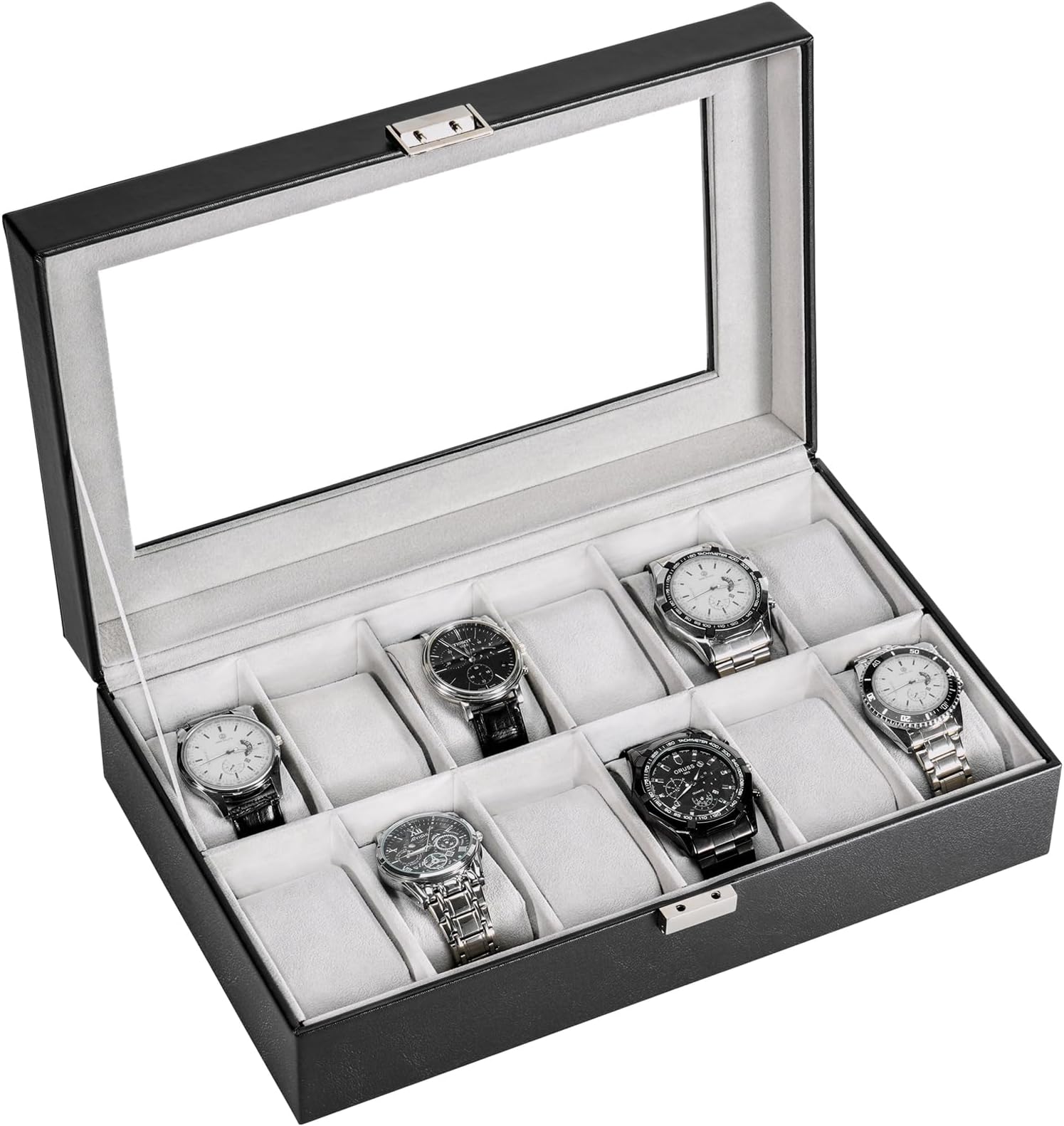 Amazon.com: ProCase Watch Box for Men, 20 Slot Watch Display Case Mens ...