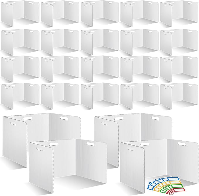 Amazon.com: 30 Pcs Desk Dividers for Students 14 × 17.5 × 14 Inch ...