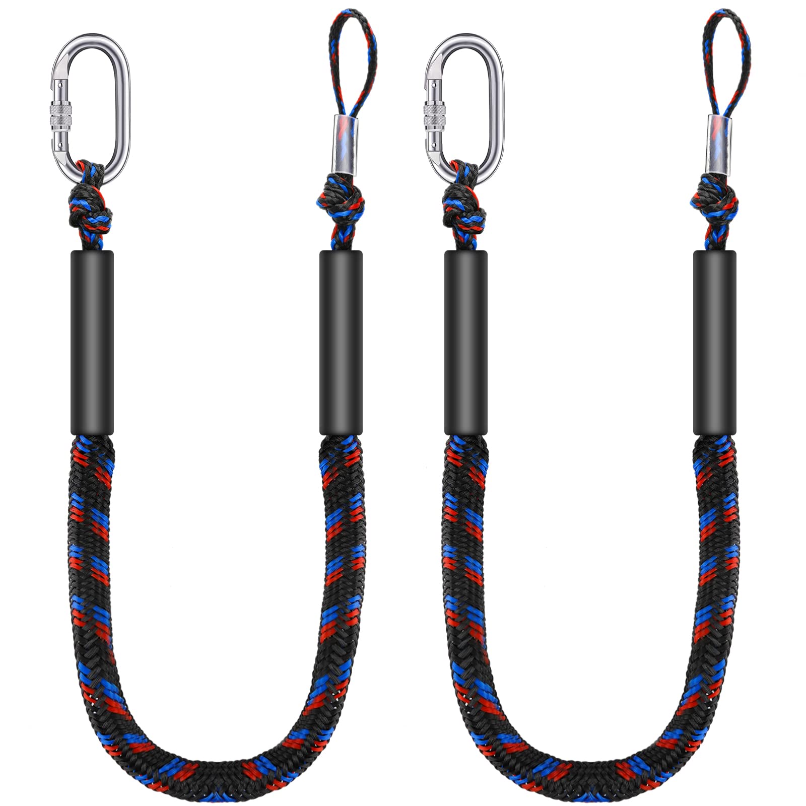 Bungee Dock Lines Boat Rope 2 Pack Mooring Ropes Quick | Desertcart ...