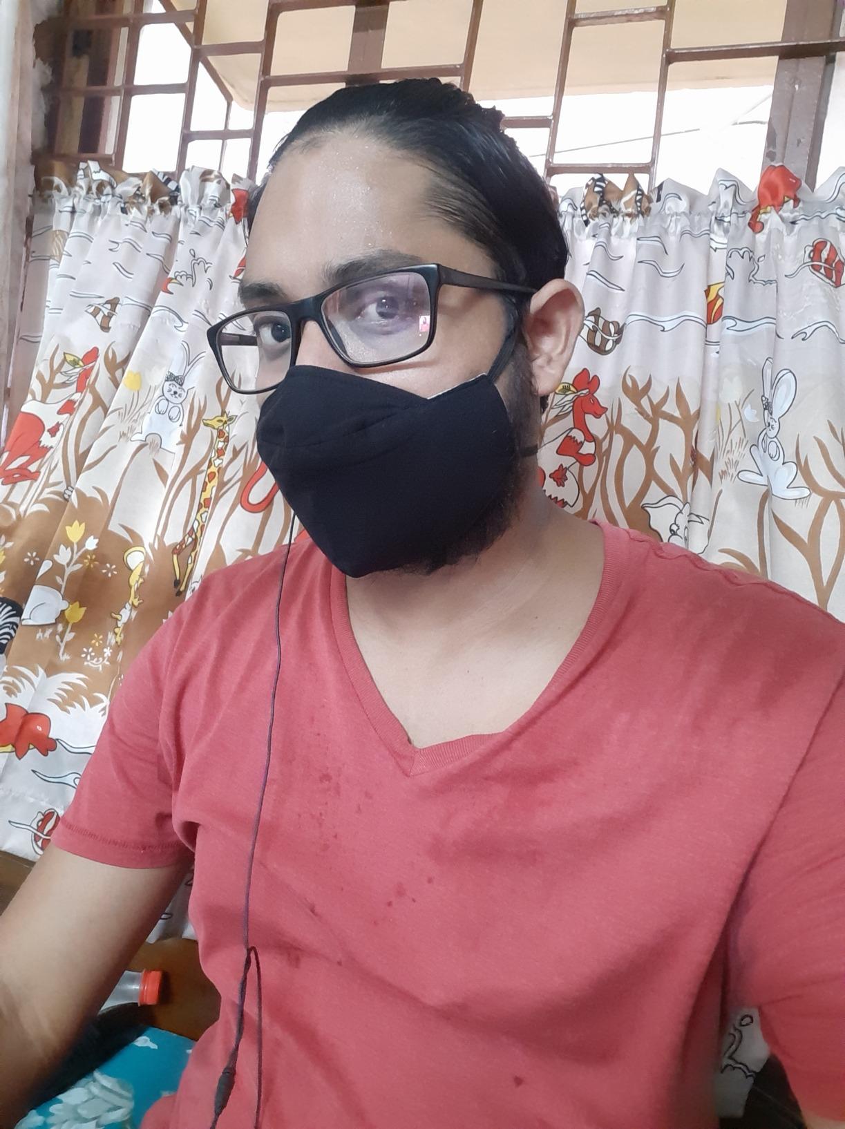 Amazon Brand - Symbol Men's Cotton Anti-Microbial Cloth Face Mask (Pack ...