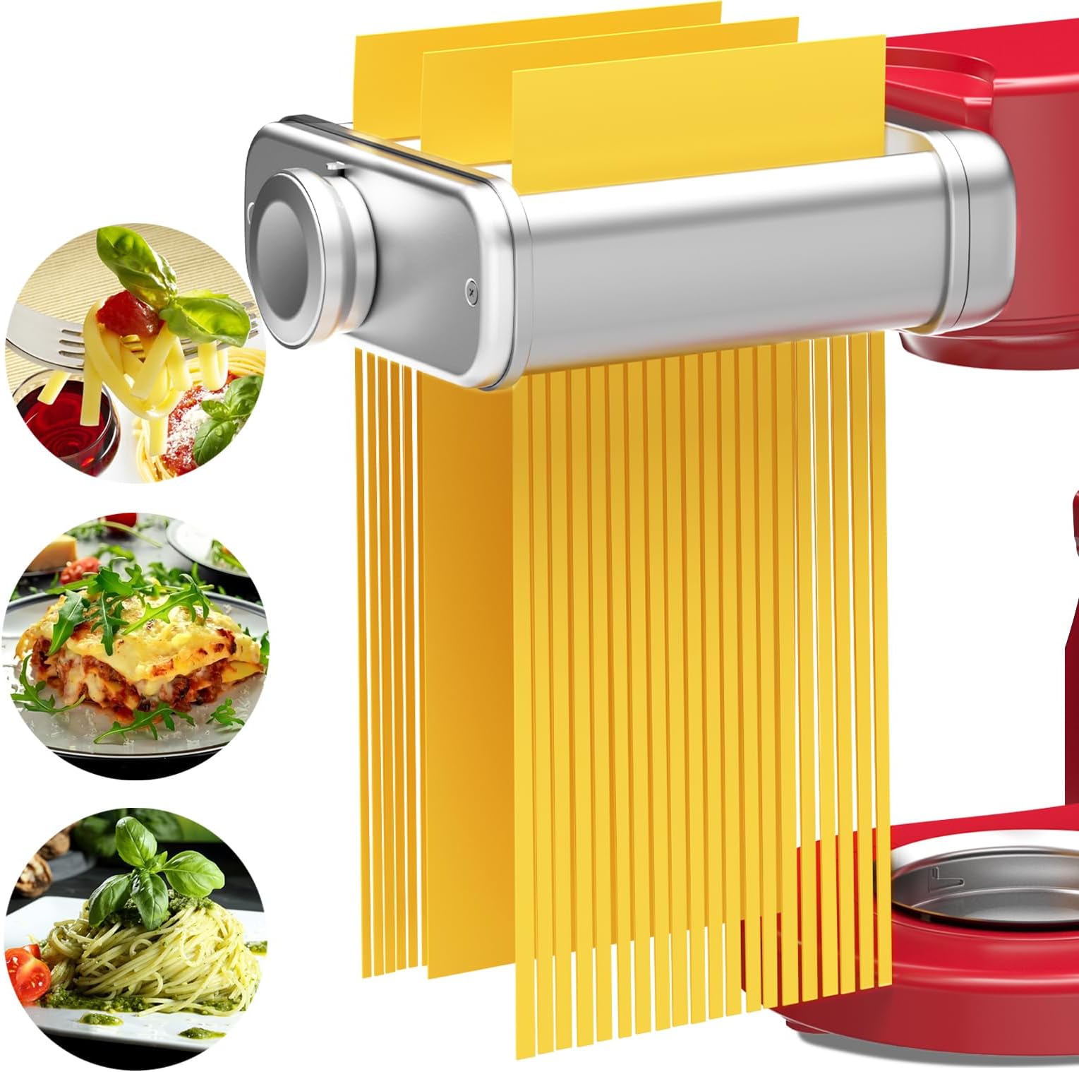 Amazon.com: 3IN1 Pasta Maker Attachment for All KitchenAid Mixers ...