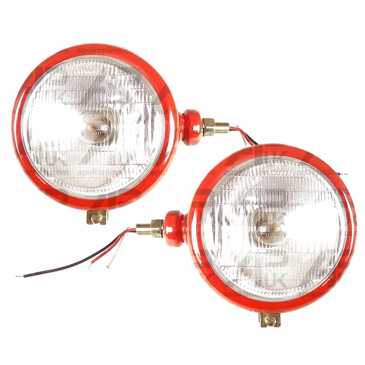 APUK Pair Headlight Head Lamp Light Replacement for Massey Ferguson 35 ...