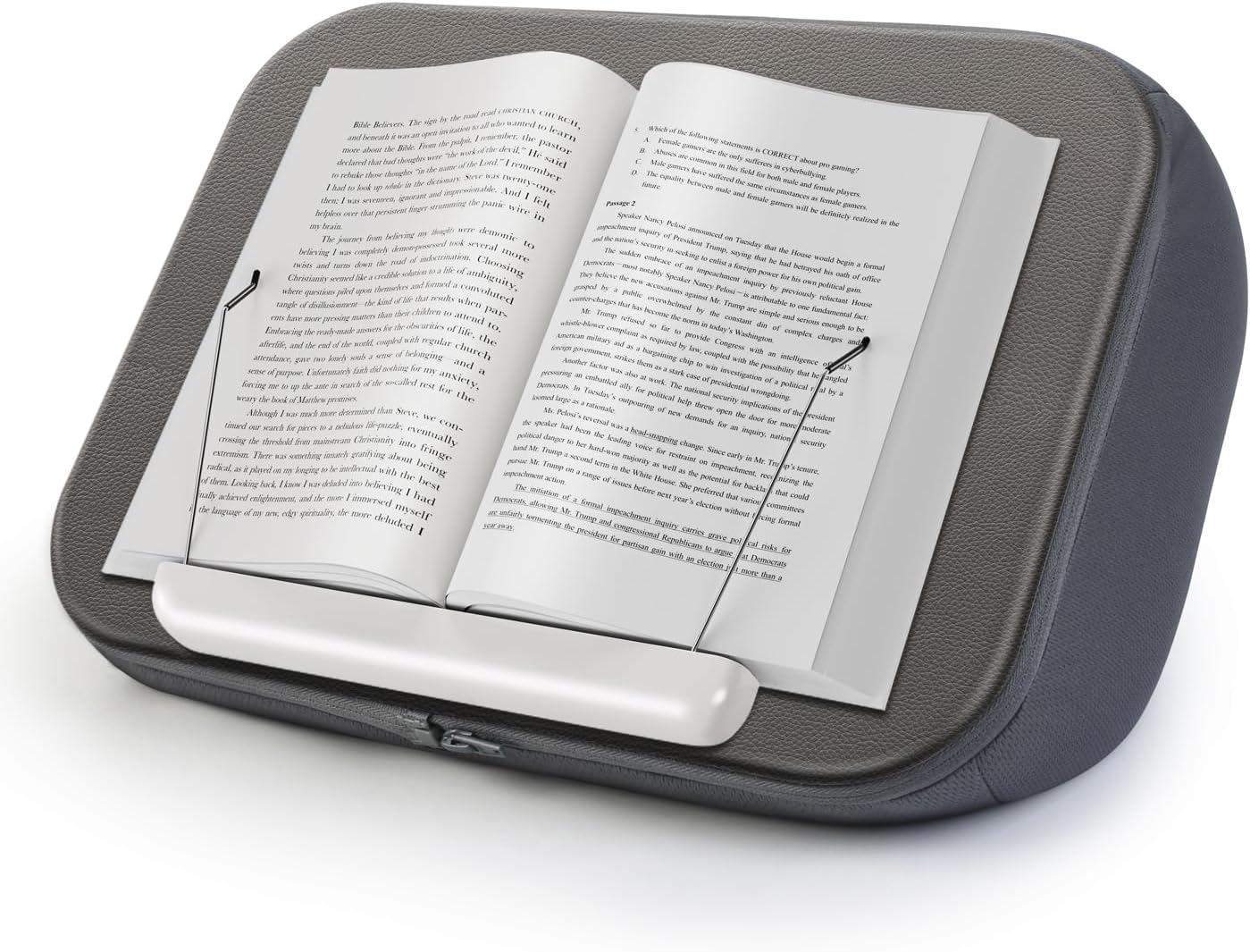 Amazon.com : SUETPRYE Book Holder Pillow Stand for Reading Hands Free ...