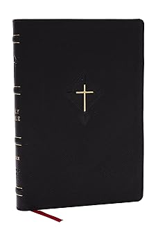 RSV2CE, Thinline Large Print Catholic Bible, Black Leathersoft, Comfort ...