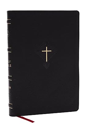 RSV2CE, Thinline Large Print Catholic Bible, Black Leathersoft, Comfort ...