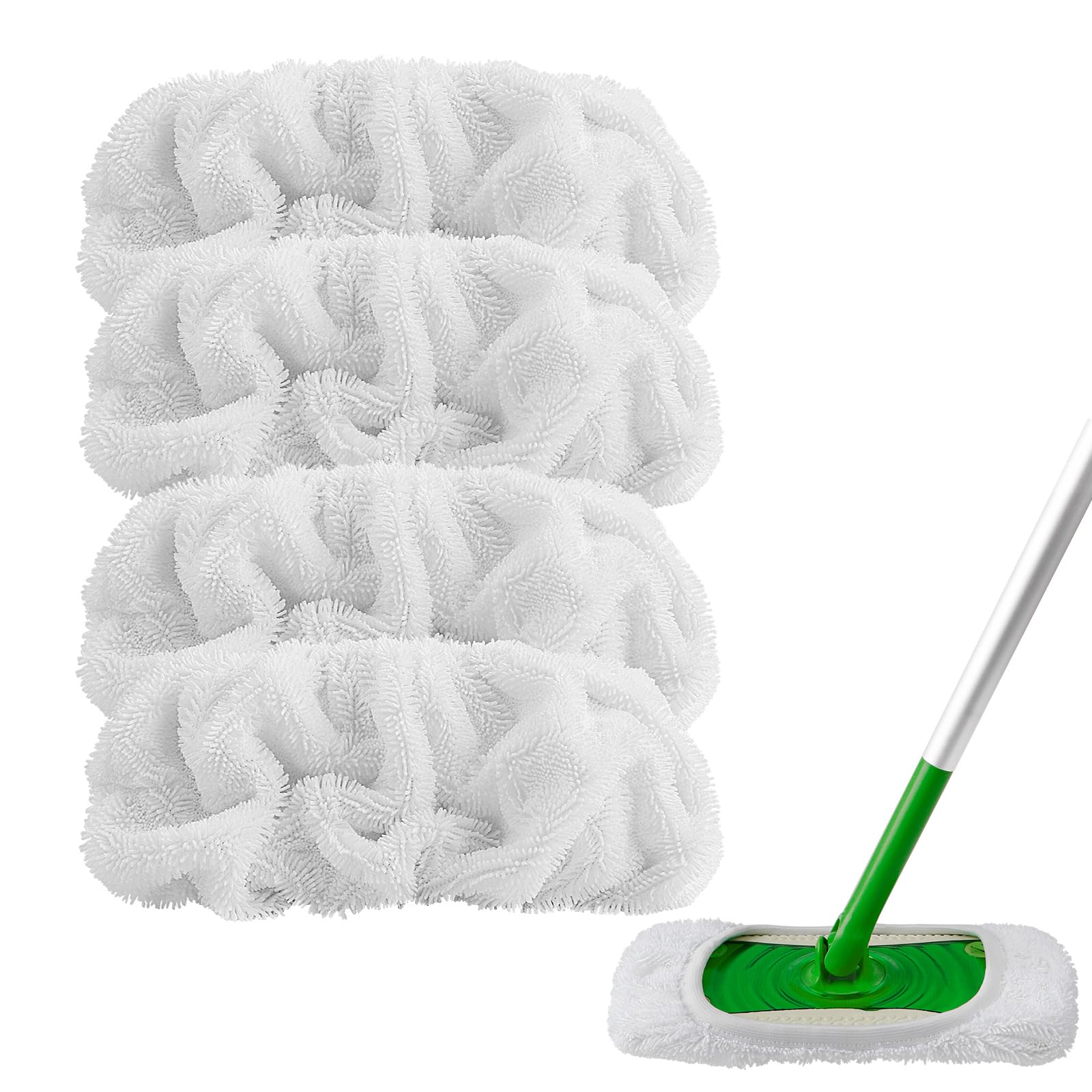 AIDEA Reusable Microfibre Mop Refill Pads Compatible with Flash ...