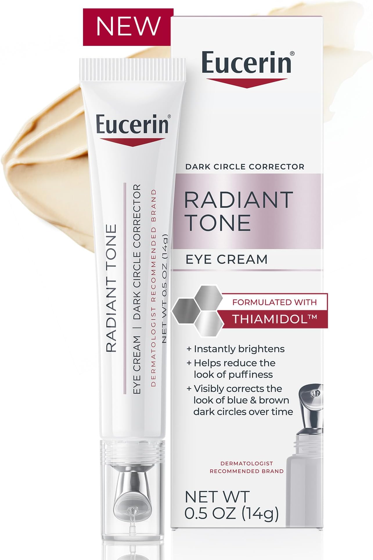 Amazon.com: Eucerin Radiant Tone Eye Cream Dark Circle Corrector, Eye ...