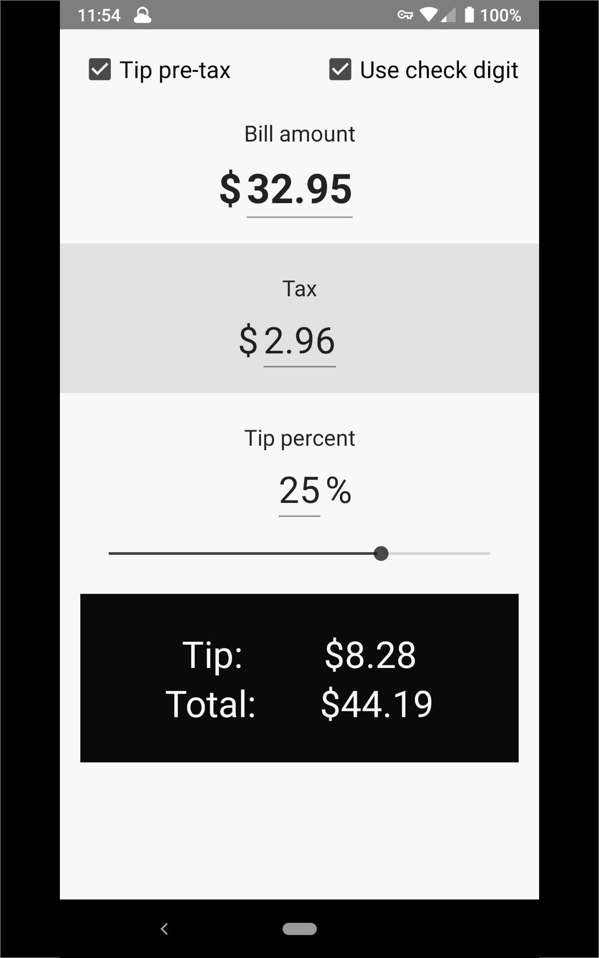 TipDigit Modern Tip Calculator With Check digit Verification Ad free tipdigit-modern-tip-calculator-with-check-digit-verification-ad-free