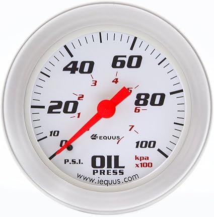 Equus 8244 Oil Pressure Gauge - Black, Oil Pressure - Amazon Canada