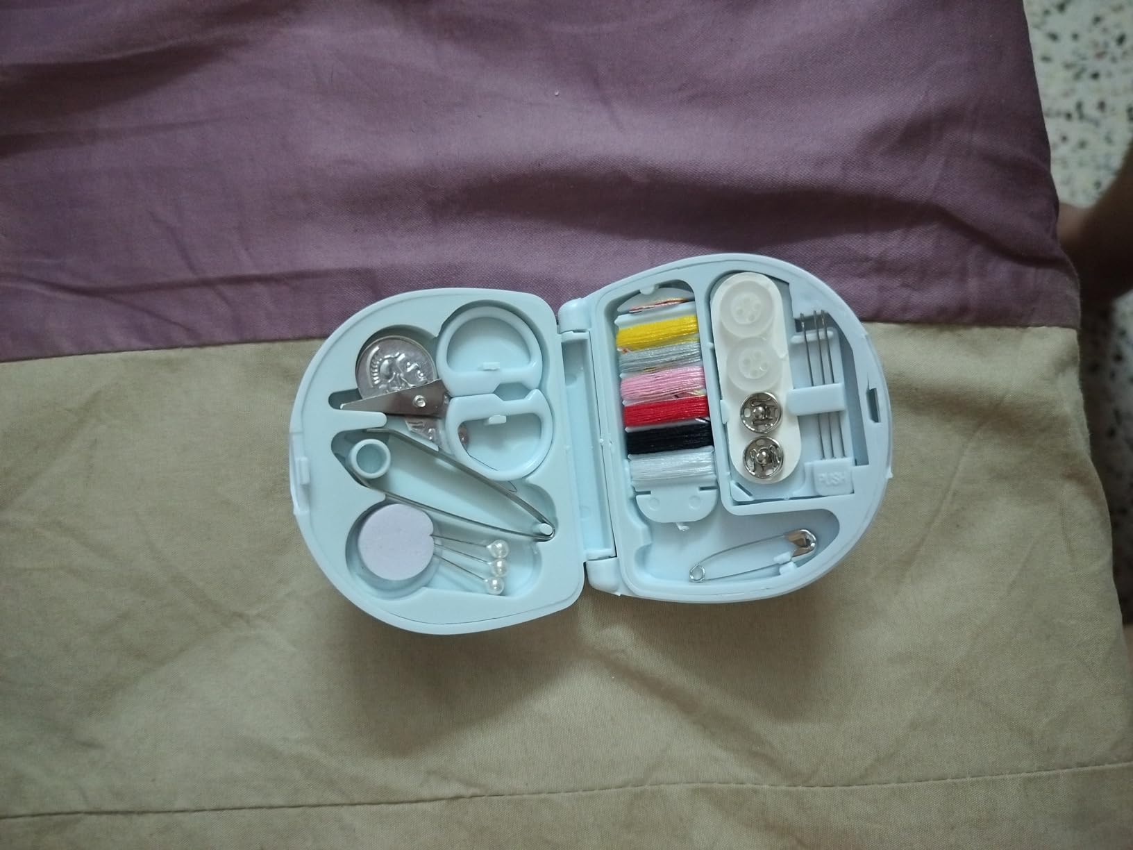 MAPPERZ Mini Travel Sew Kit Sewing Box Pocket Folding Kit : Amazon.in ...