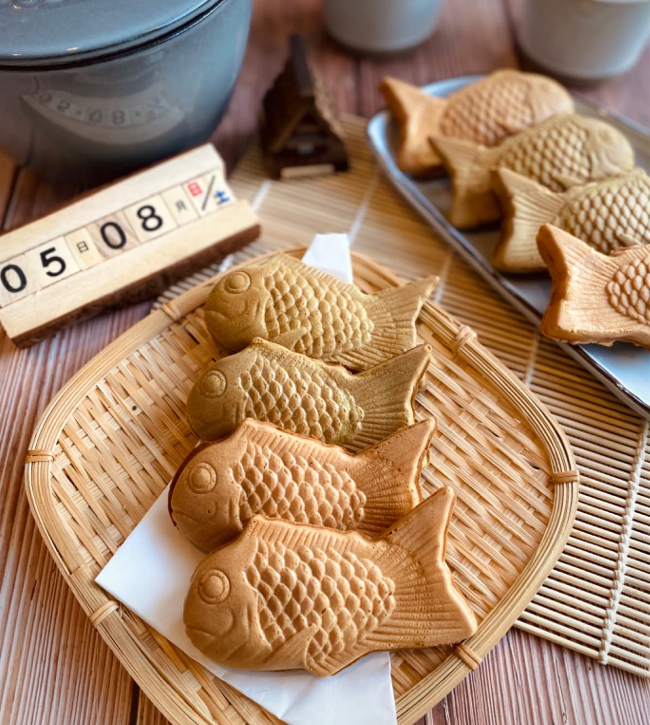 Amazon.co.jp: Vitantonio PVWH-10-PO Poisson Plate - Taiyaki, 2 Piece ...