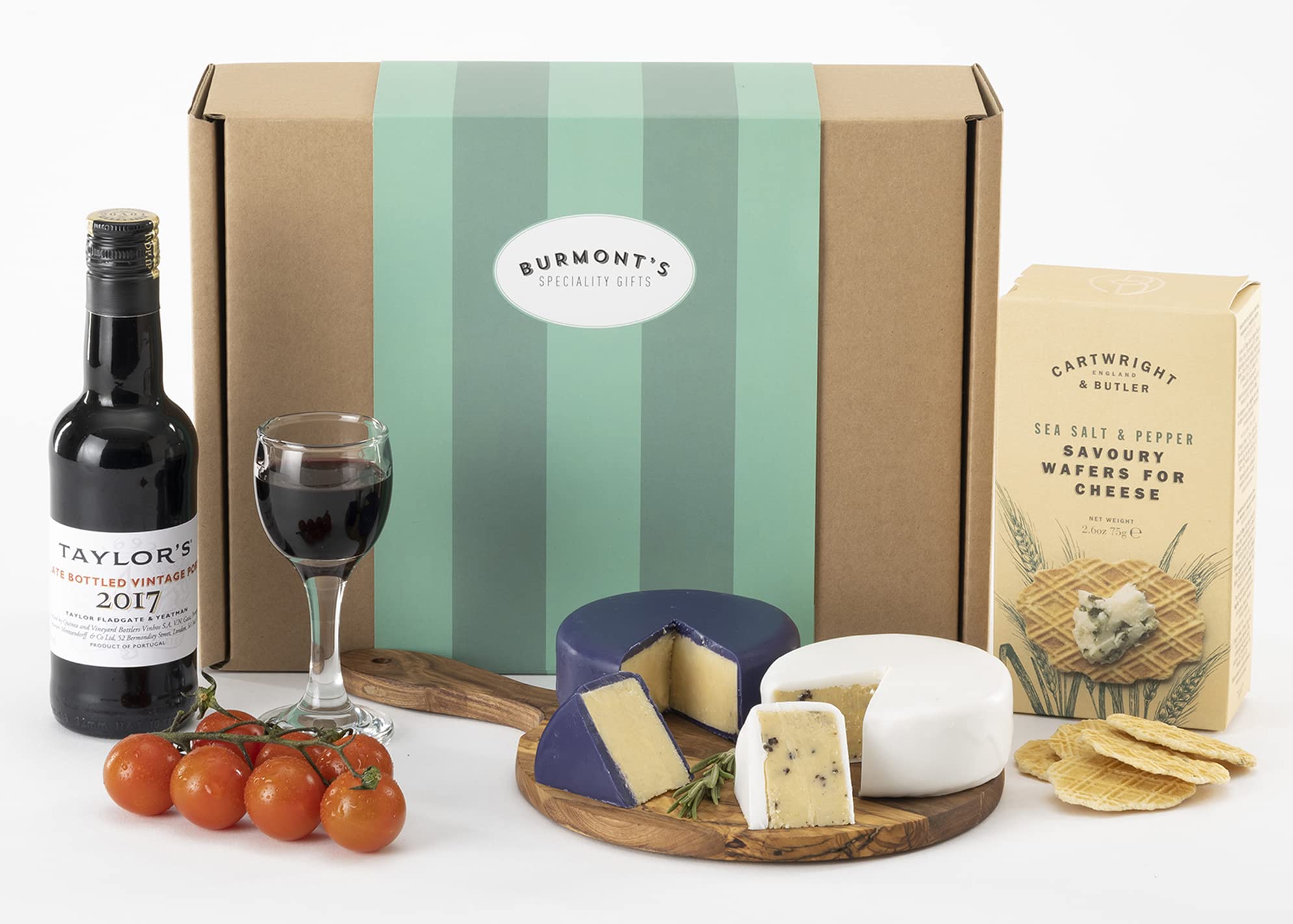 Snowdonia Cheese & Port Hamper - Taylor's 2017 Vintage Port and ...