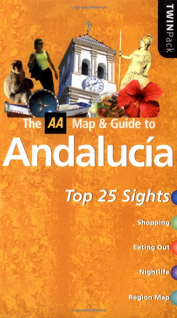 The AA Map & Guide to Andalucia: Top 25 Sights (AA TwinPacks): AA ...