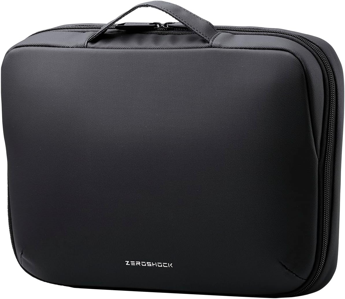 Amazon.co.jp: エレコム PC用インナーバッグ ZEROSHOCK 合皮 整理タイプ 横型 11インチ ブラック ZSB-IBPRL11BK : パソコン・周辺機器