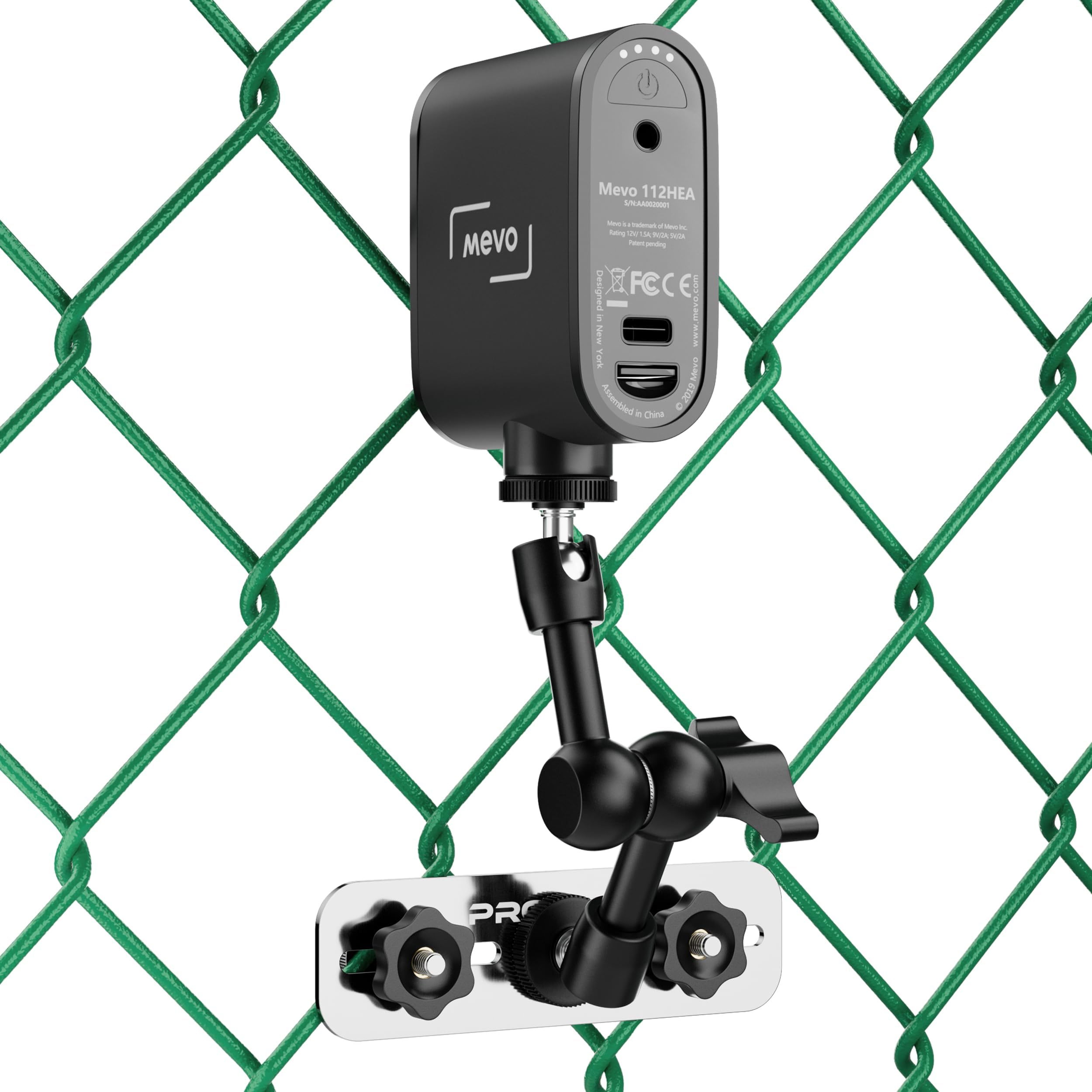 Amazon.com: Fence Mount for Mevo Start, GoPro, iPhone, Phones, Digital ...