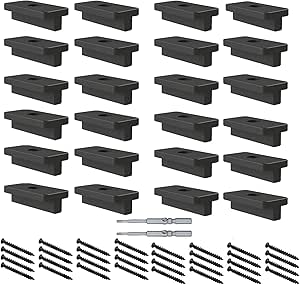 1000 Pcs Hidden Fasteners Deck Fastener Clip Universal Nylon Clips ...