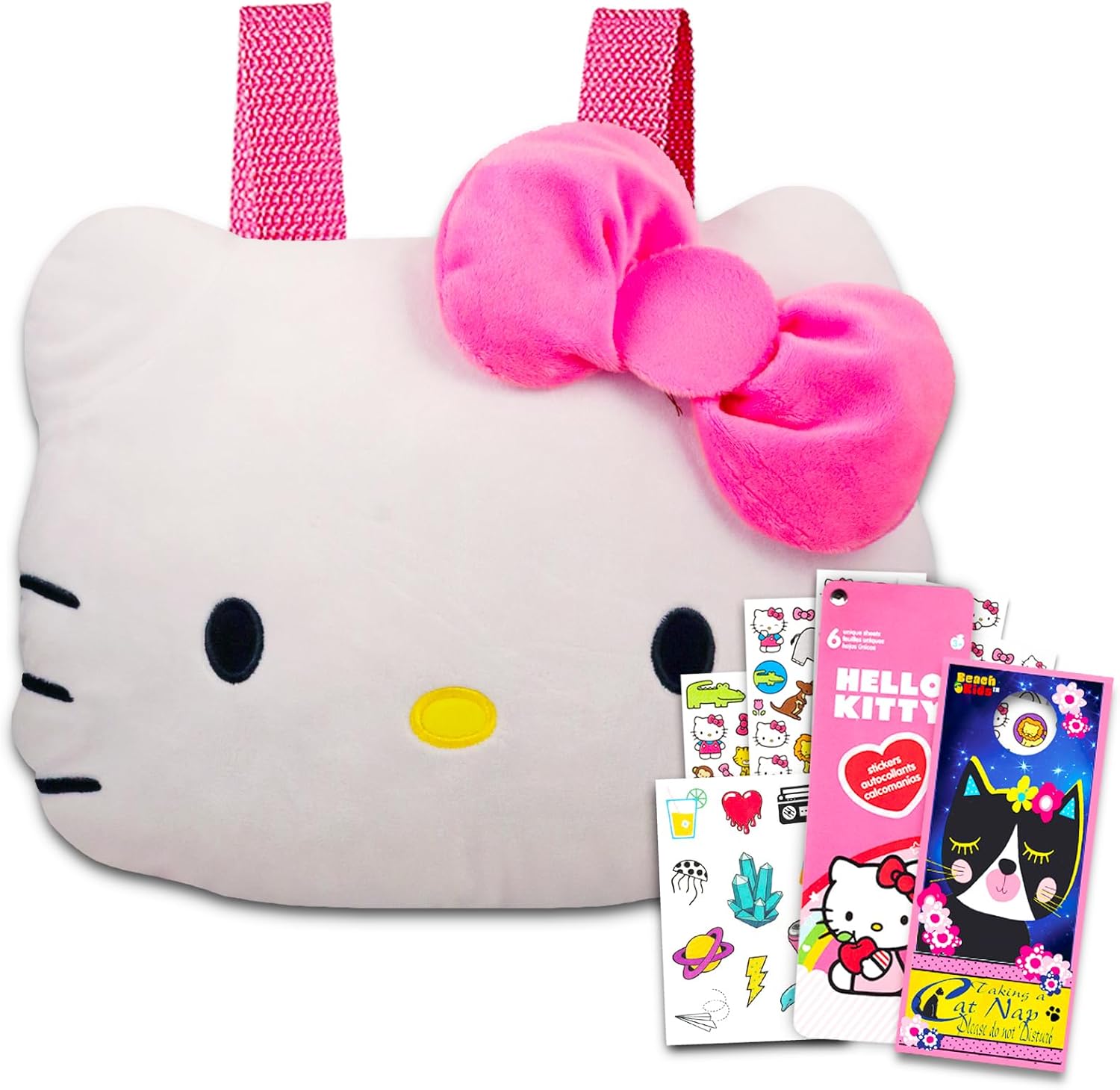 Amazon.com: Hello Kitty Plush Purse Set - Bundle with Hello Kitty ...