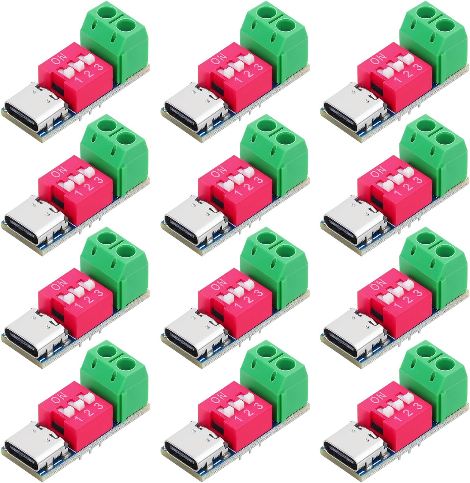 Amazon.com: 10PCS USB-C PD3.0 QC Trigger Charging Module Type-C Female ...
