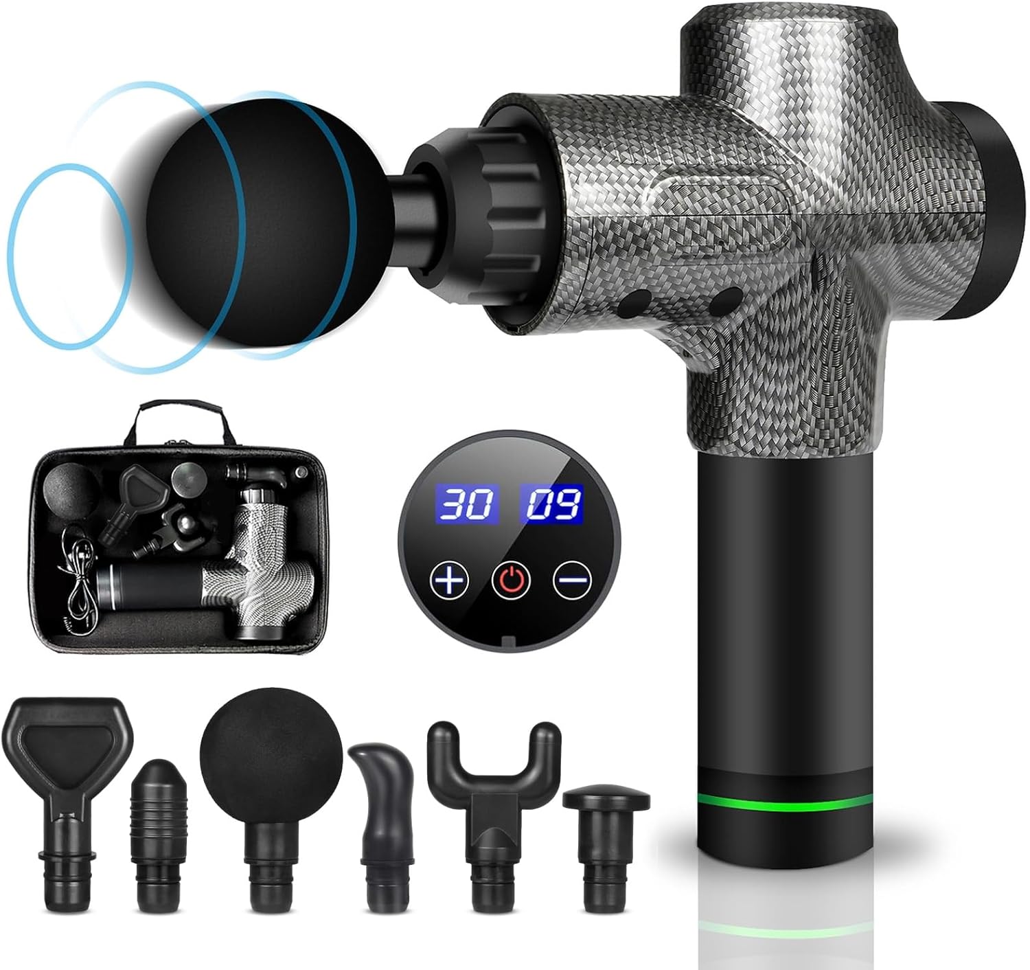 Massage Gun,Massage Deep Tissue, High Intensity Percussion Massager ...