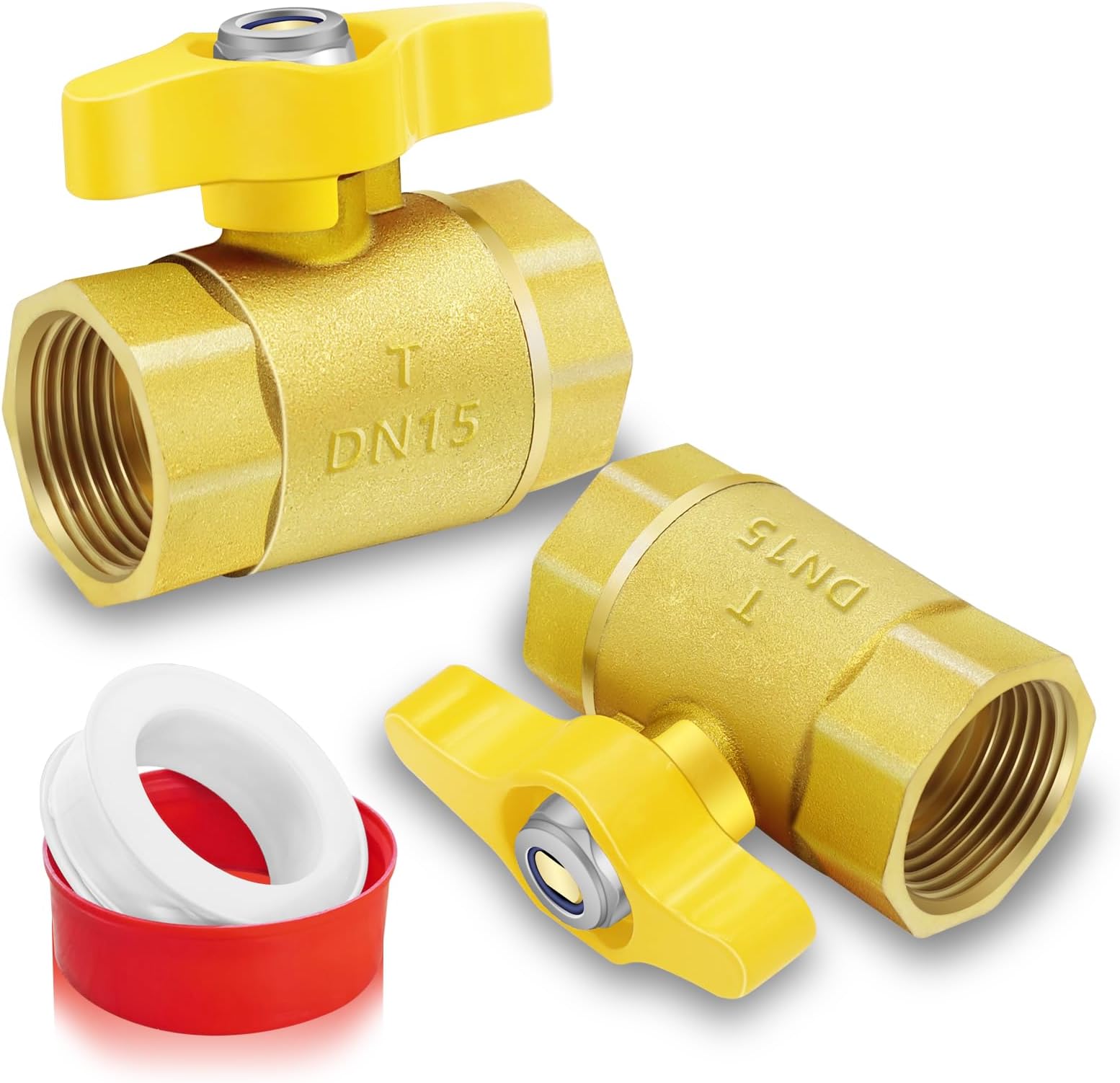 Amazon.com: Eastman 1/2 Inch FIP Gas Ball Valve, Brass Connectors and ...