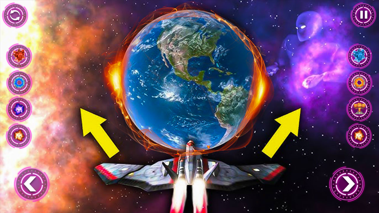 Super Solar Planet Smasher Simulator Games: Destroy Earth Universe ...